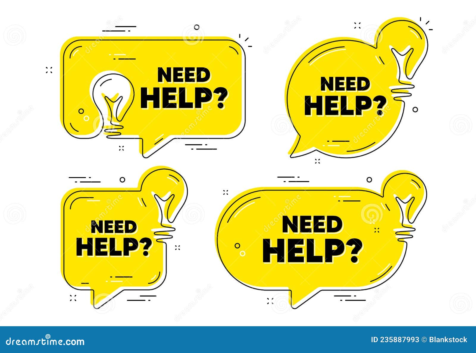 Need Help Symbol. Support Service Sign. Vector Stock Vector ...