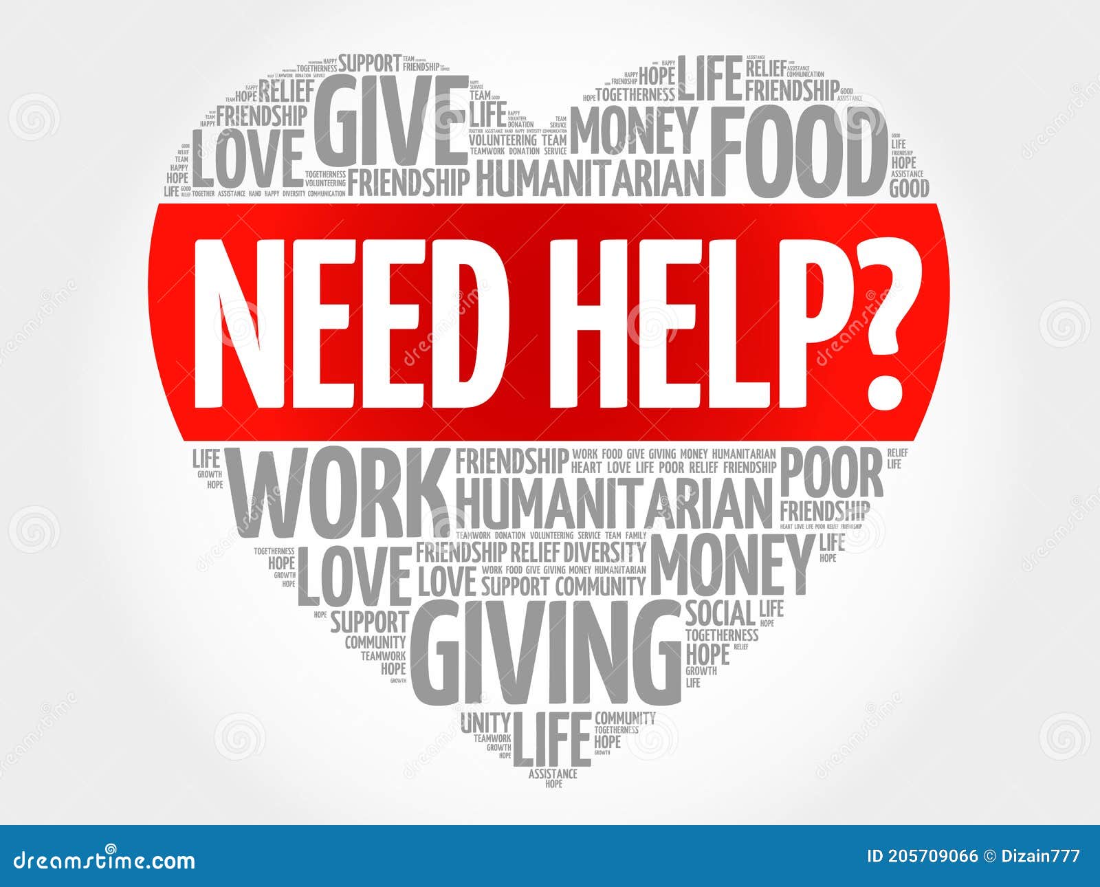 Need help word cloud stock illustration. Illustration of assist - 205709066