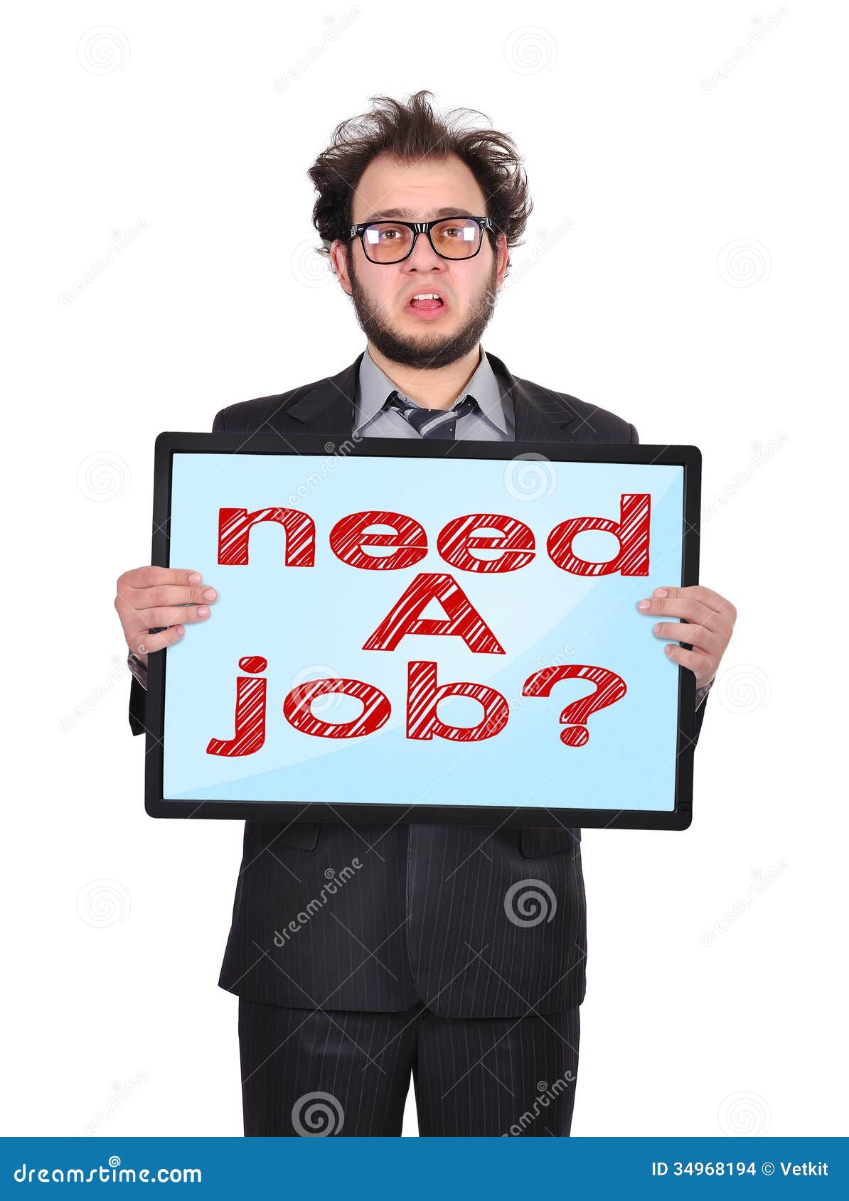 Need a job stock photo. Image of television, idea, crisis - 34968194