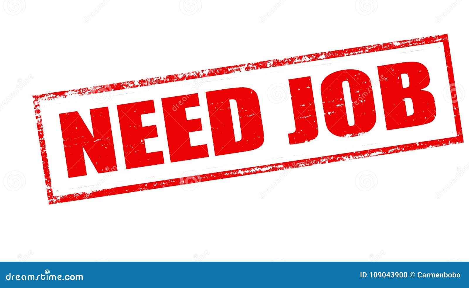 Need job stock illustration. Illustration of stamp, sign - 109043900
