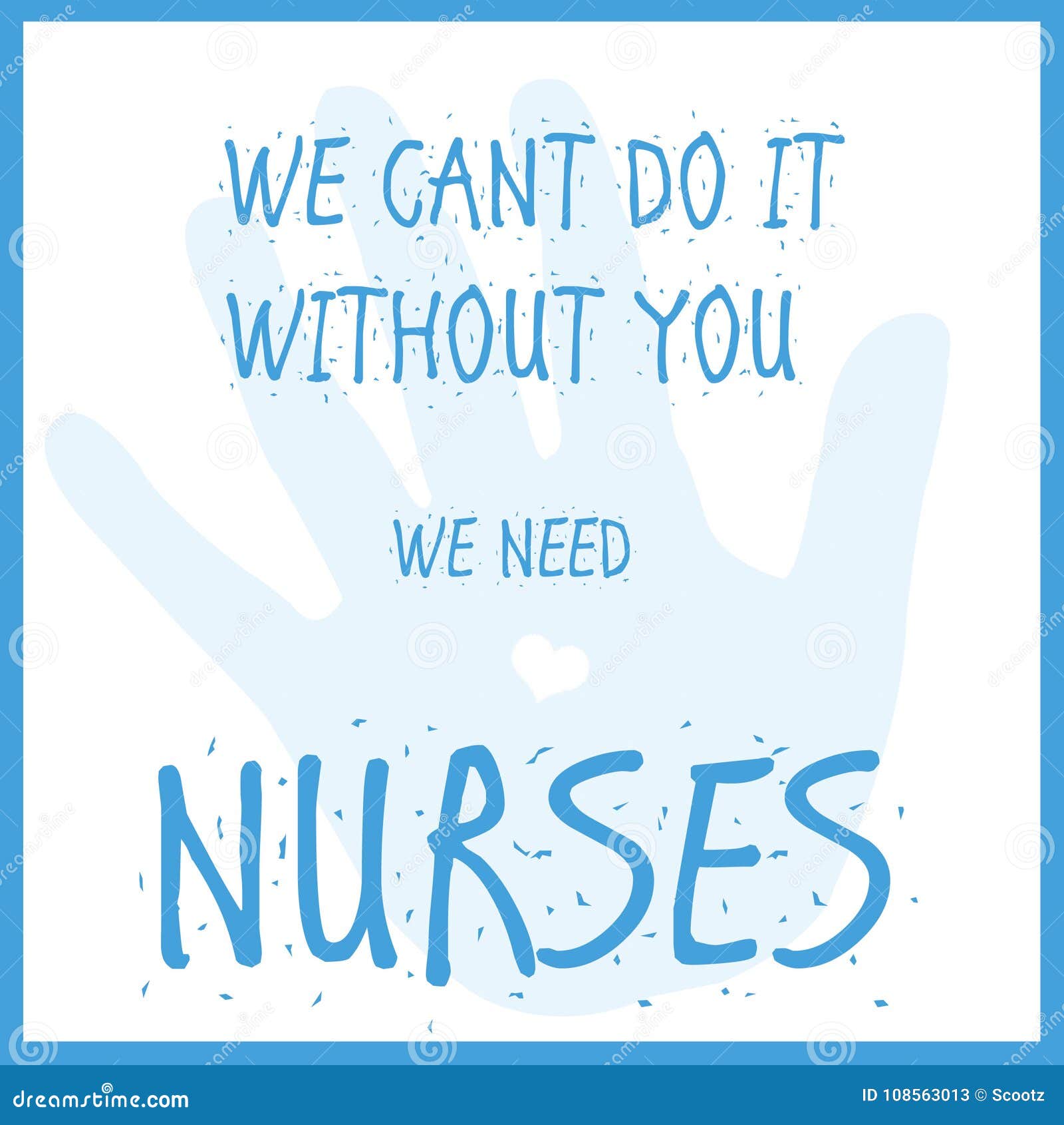 We need nurses stock illustration. Illustration of ribbon - 108563013