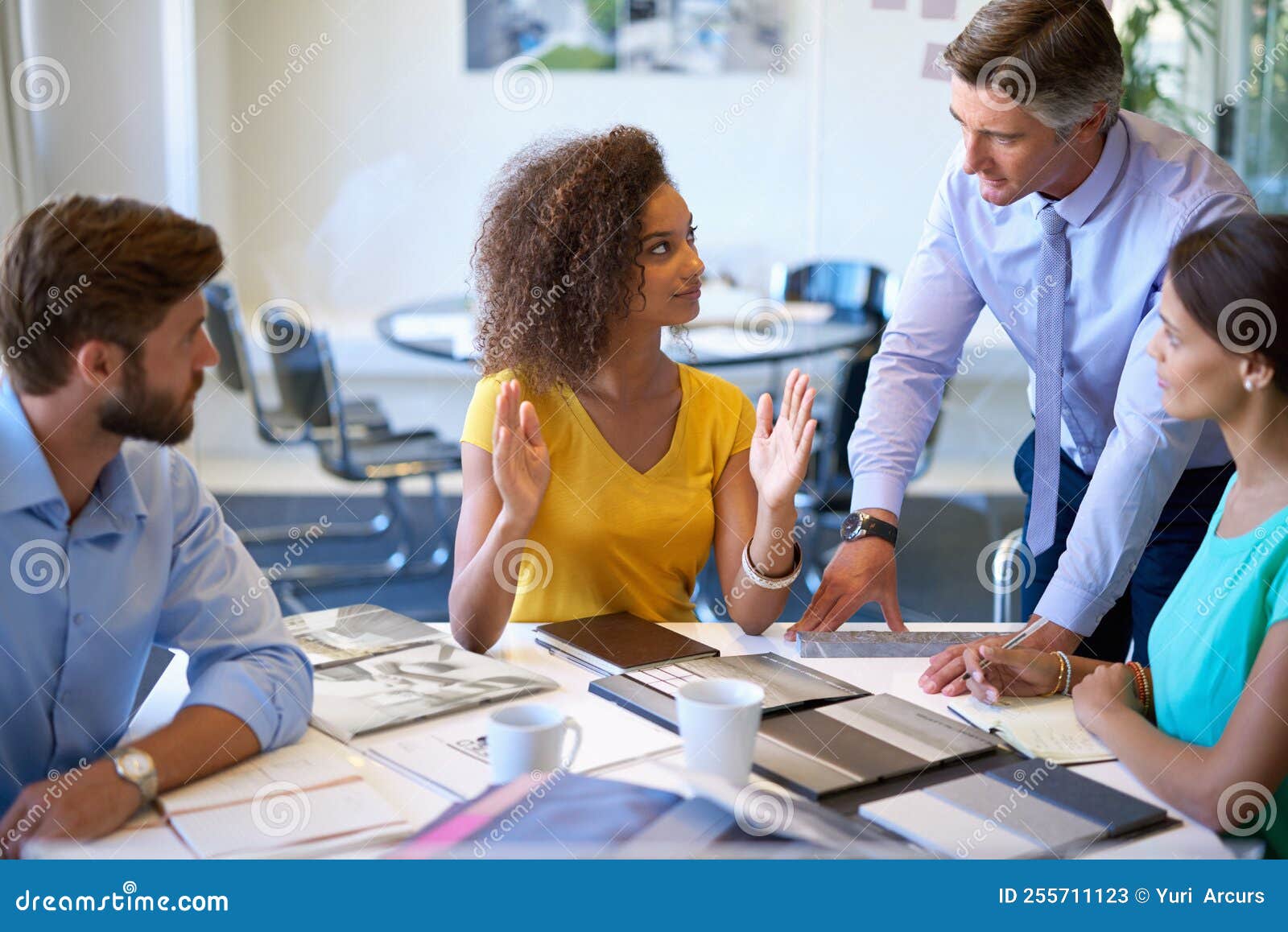 We Need To Expand. a Business Meeting in Progress. Stock Image - Image ...