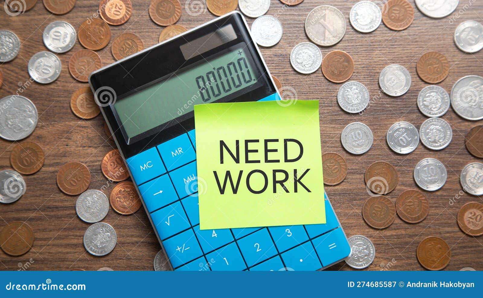 Need Work on Sticky Note. Business Concept Stock Image - Image of note ...