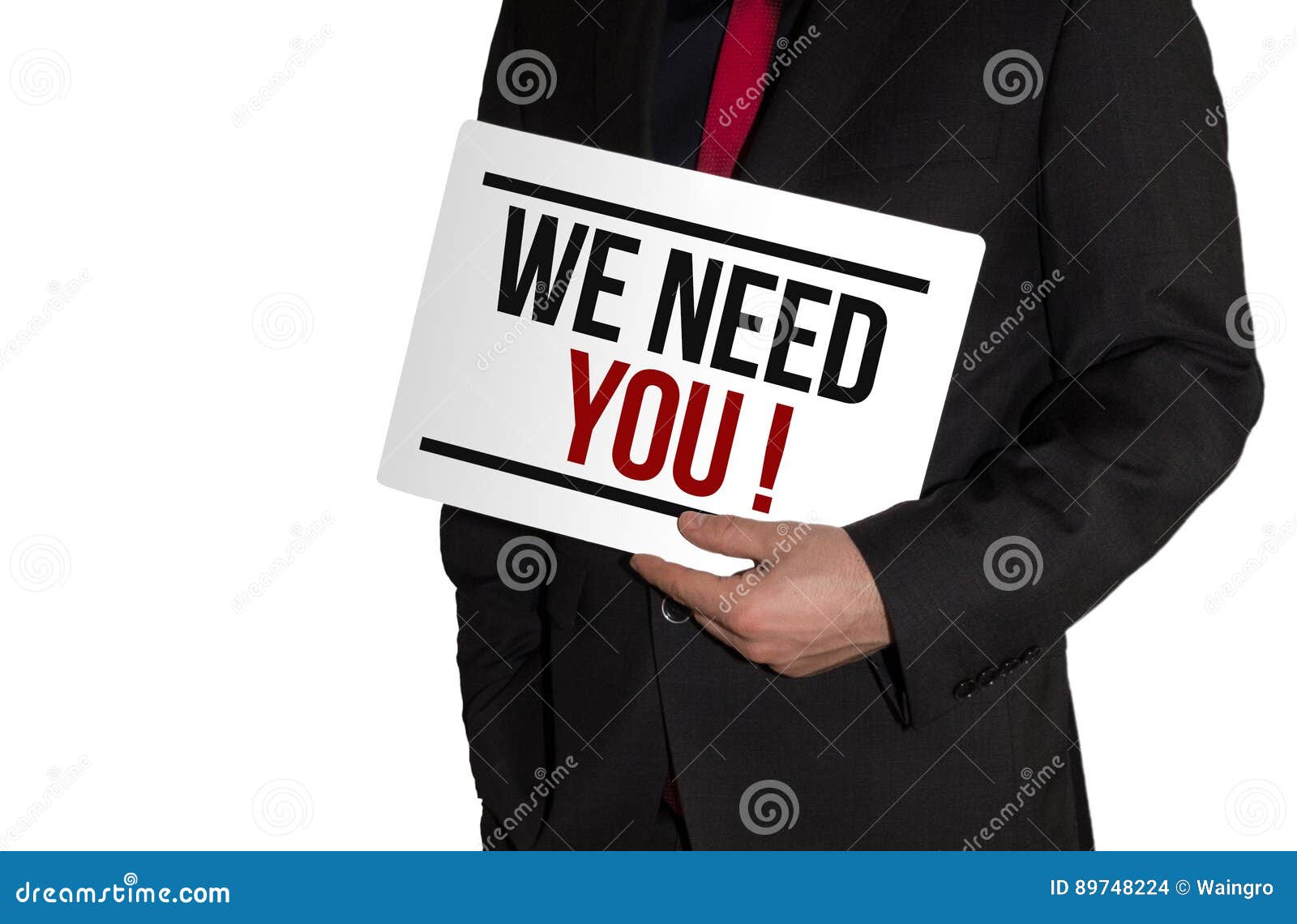 We need you stock photo. Image of hire, search, work - 89748224
