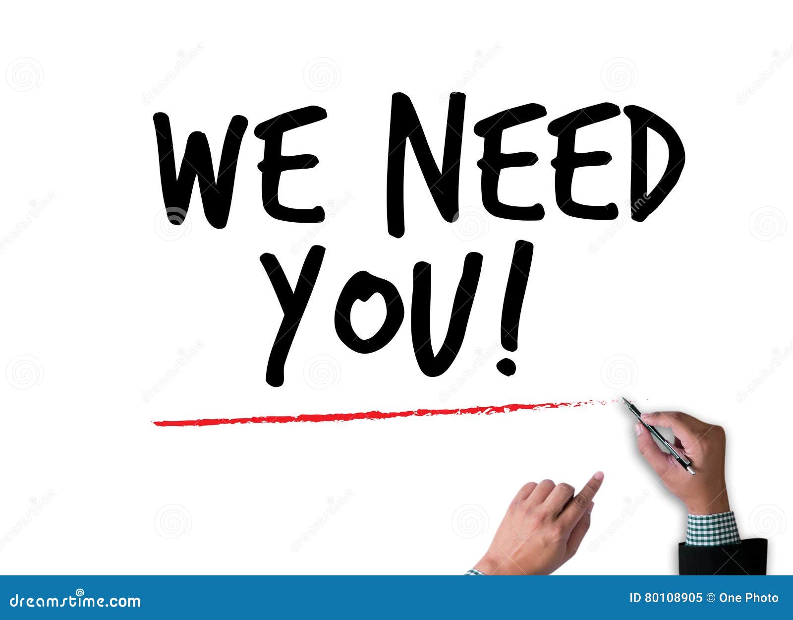 We NEED YOU! Figure Pointing with Finger To You Stock Image - Image of ...
