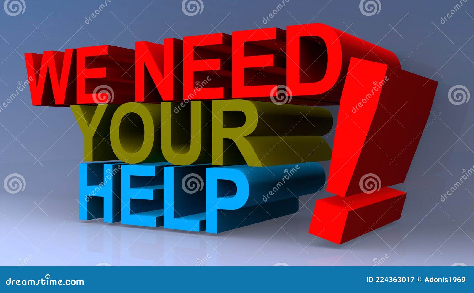 We Need Your Support Stock Photography | CartoonDealer.com #26842364