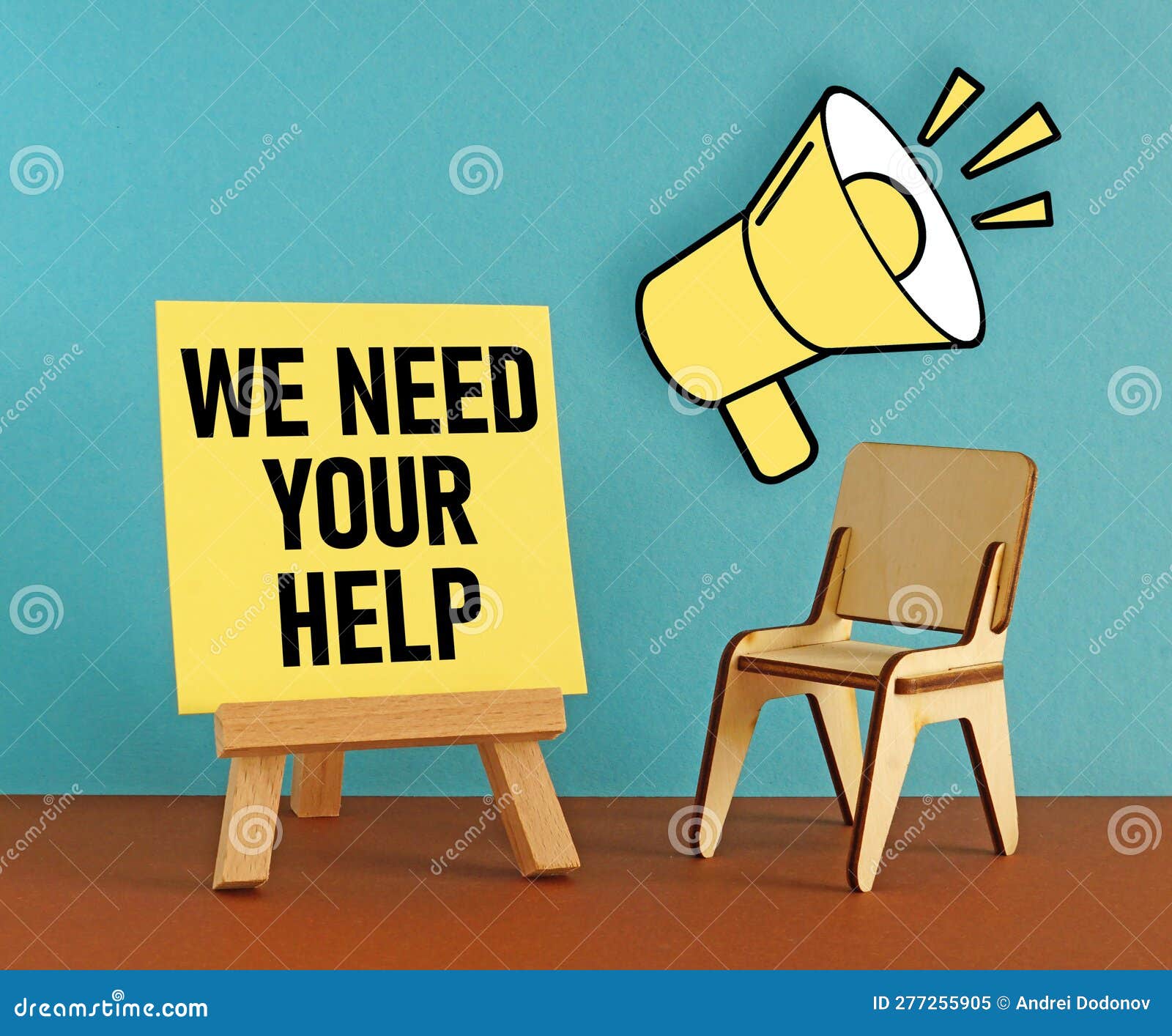 We Need Your Help is Shown Using the Text Stock Image - Image of ...