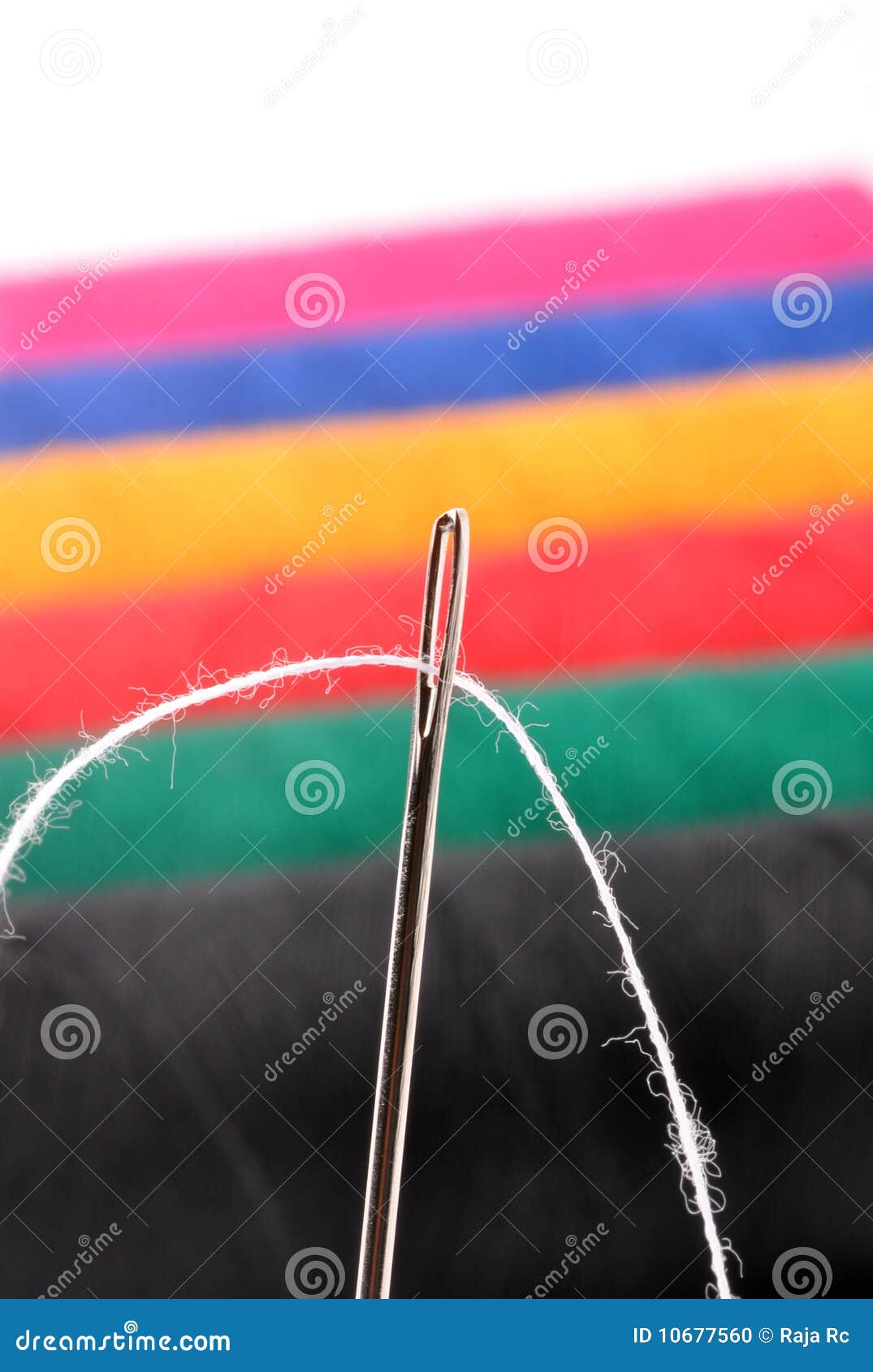 Needle stock photo. Image of colorful, metal, handmade - 10677560