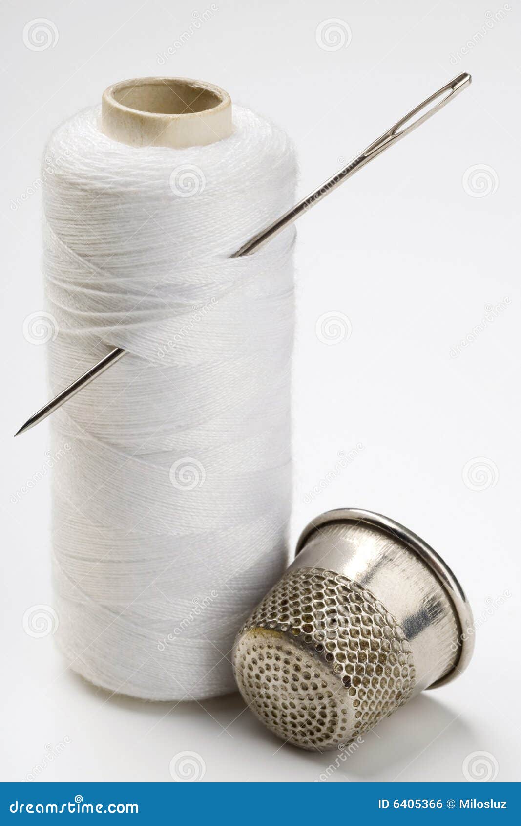 Needle stock photo. Image of thread, thimble, string, hobby - 6405366