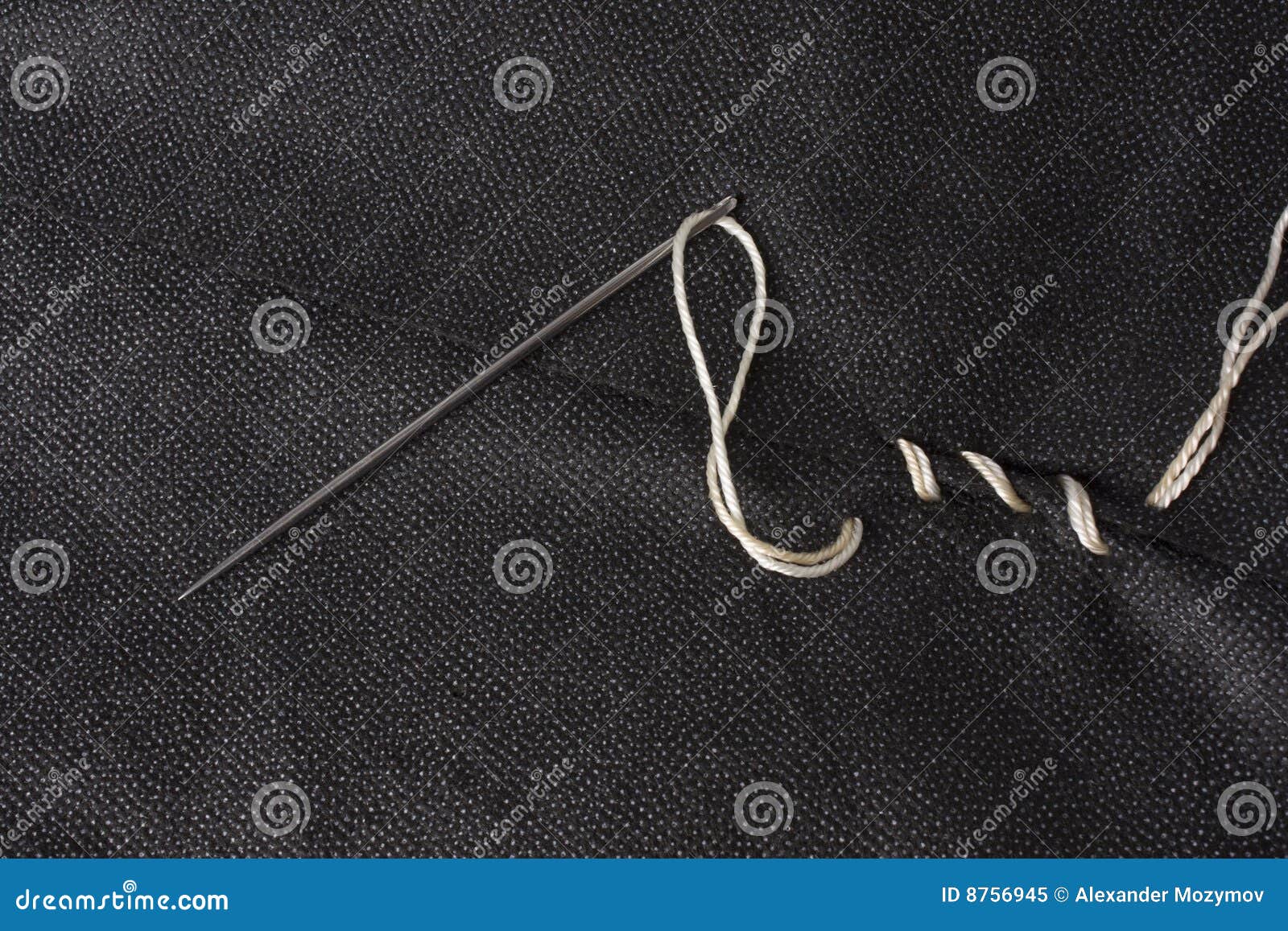 Needle. stock image. Image of service, string, stitches - 8756945