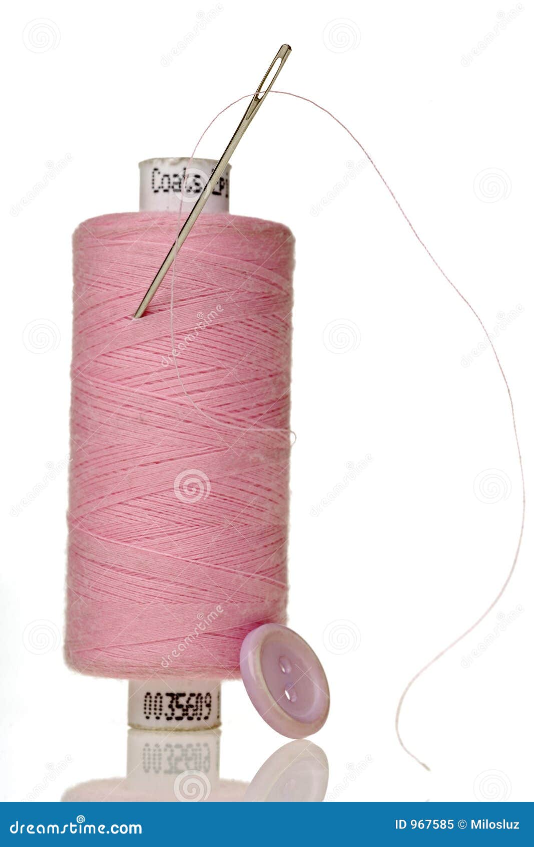 Needle stock image. Image of hobby, button, thin, thread - 967585