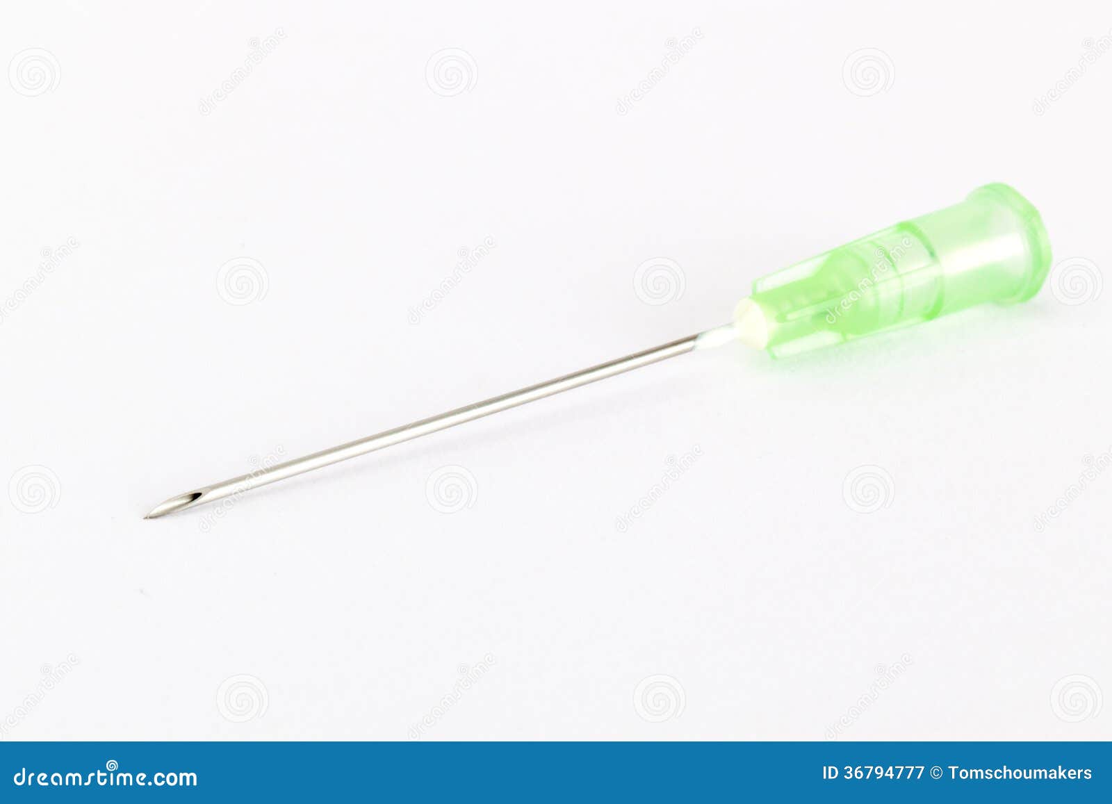 Needle close up stock image. Image of medicament, green - 36794777