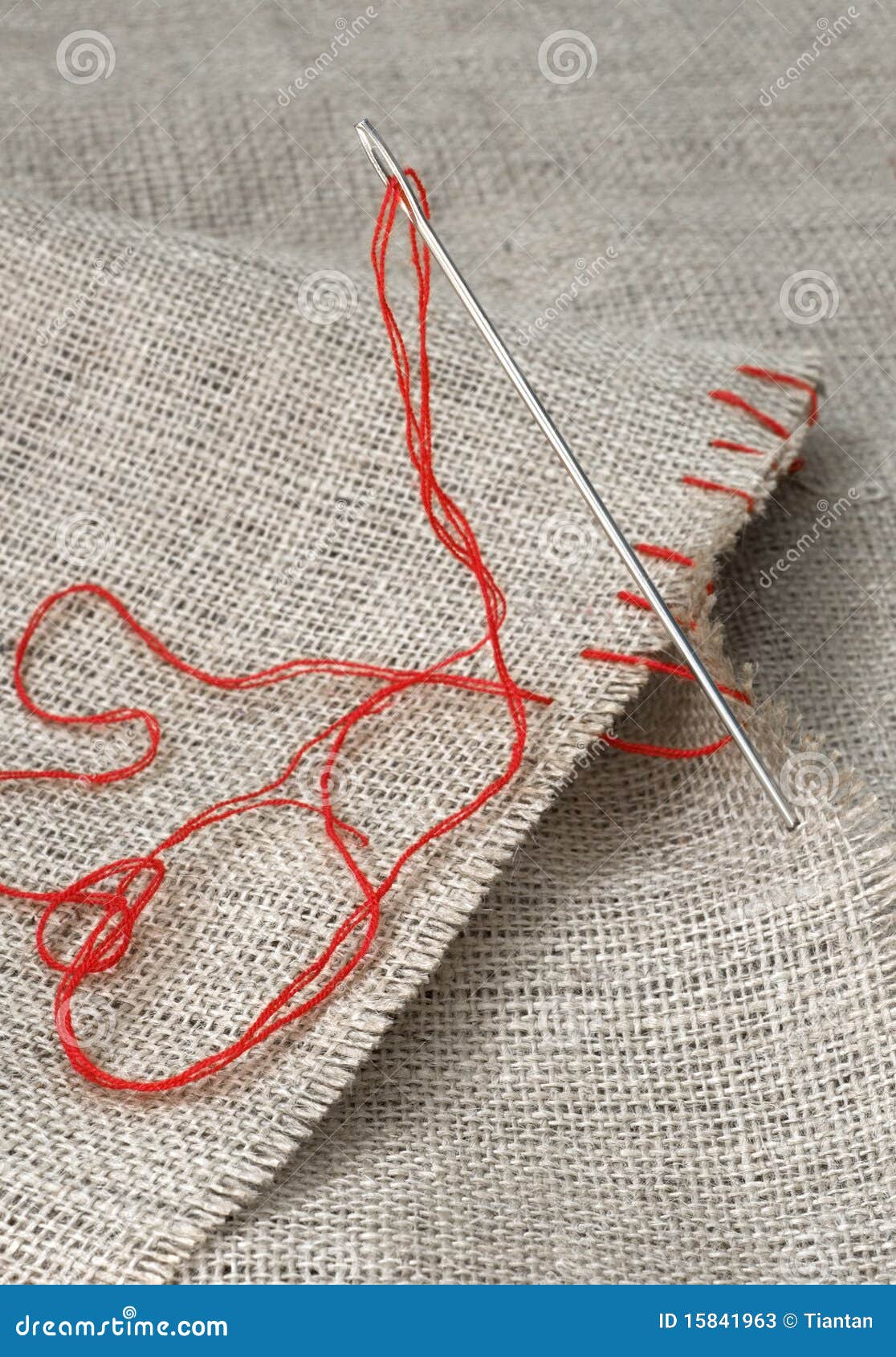 Needle and cotton stock image. Image of tool, texture - 15841963