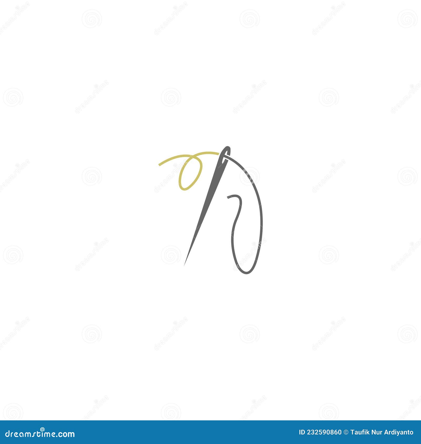 Needle Icon Logo Illustration Template Stock Vector - Illustration of ...