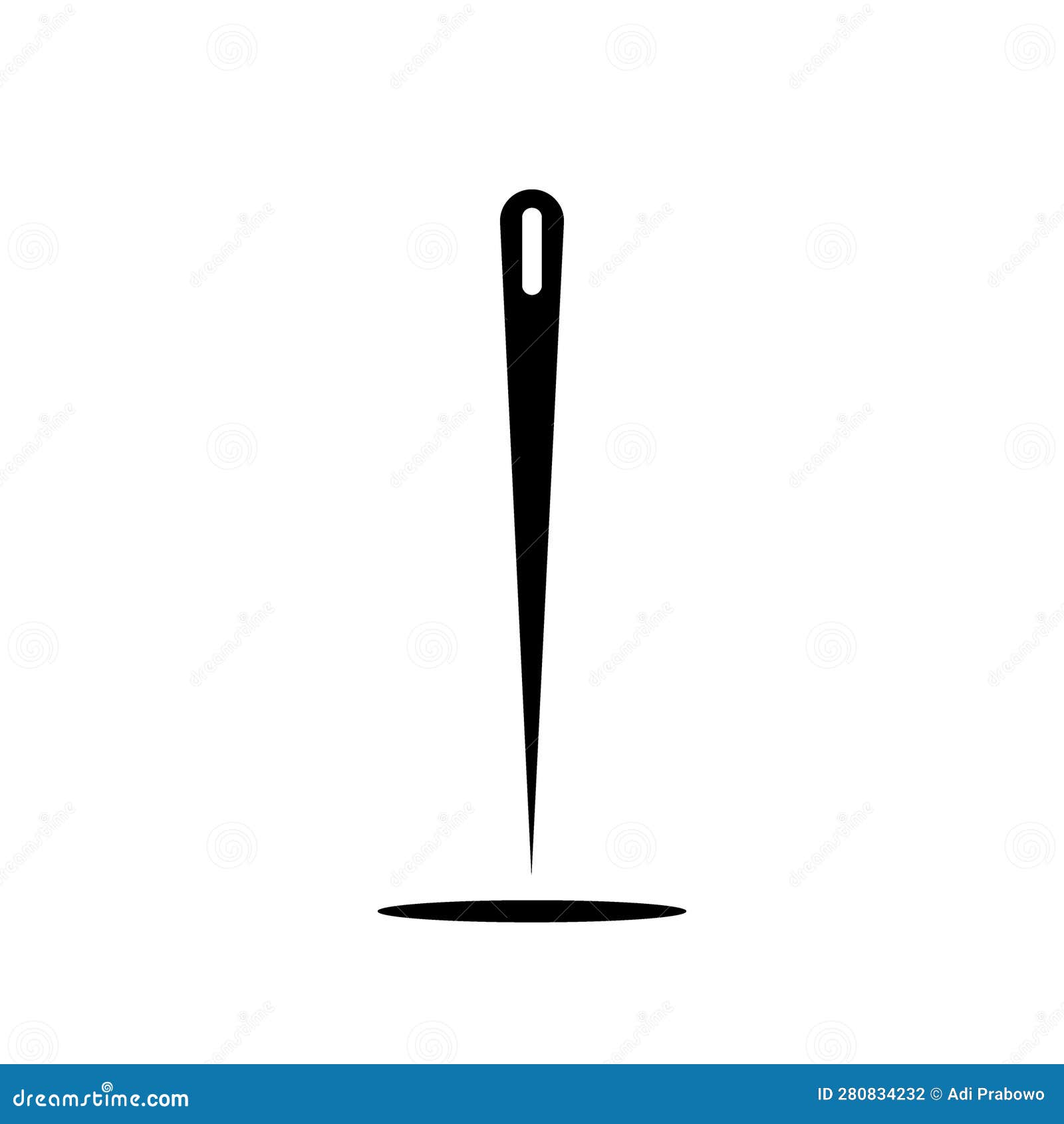 Needle Icon Logo Vector Design Stock Vector - Illustration of vintage ...