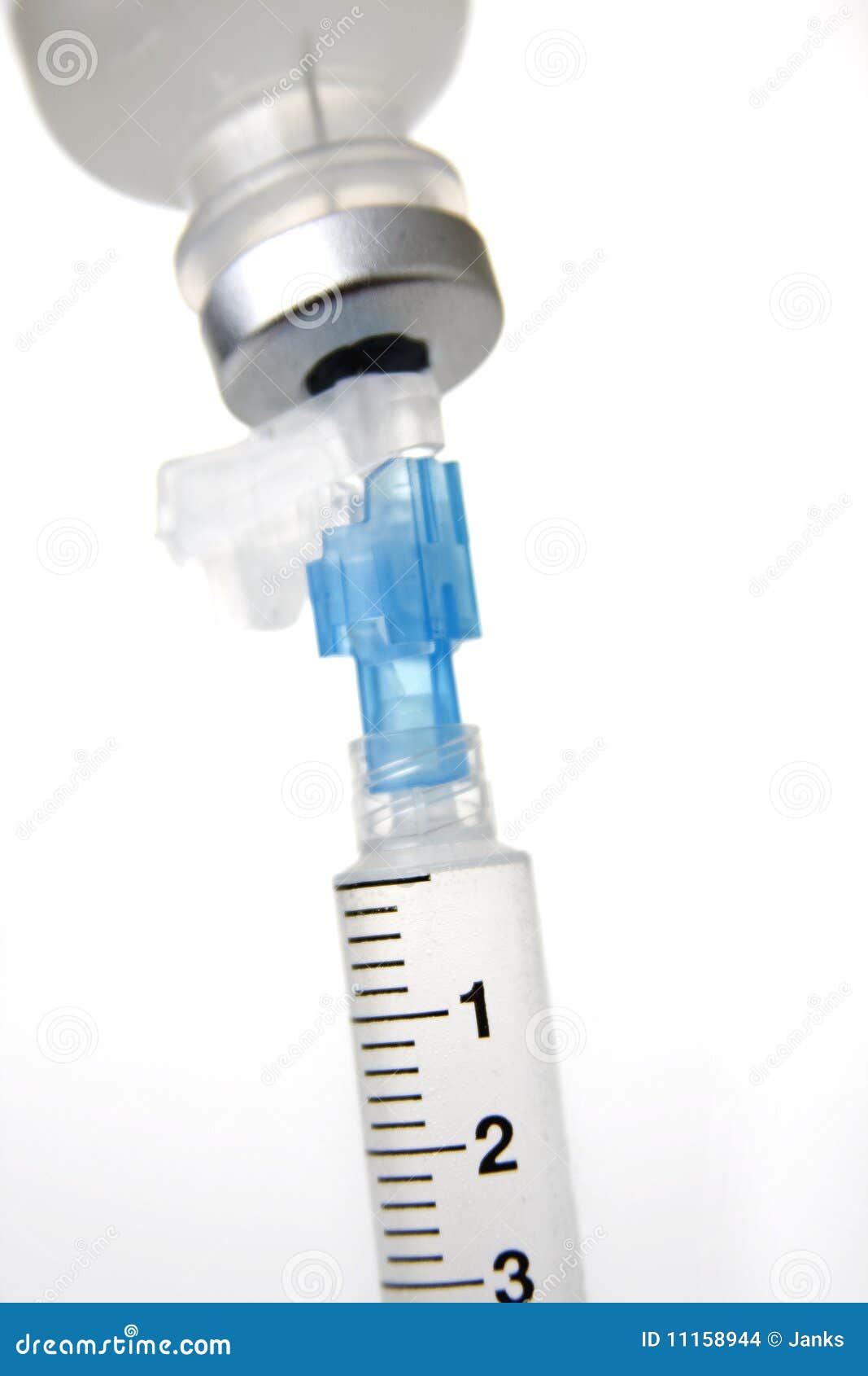 Needle and medication stock photo. Image of health, diabetes - 11158944