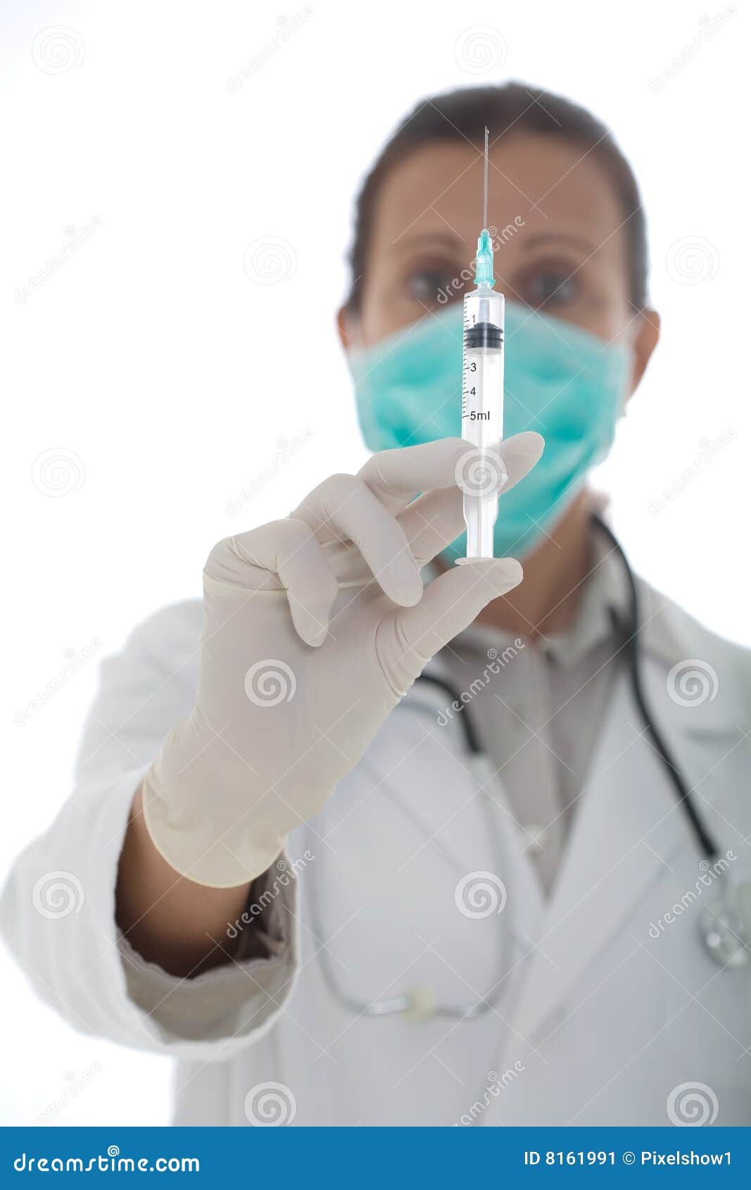 Needle nurse stock image. Image of injection, career, business - 8161991