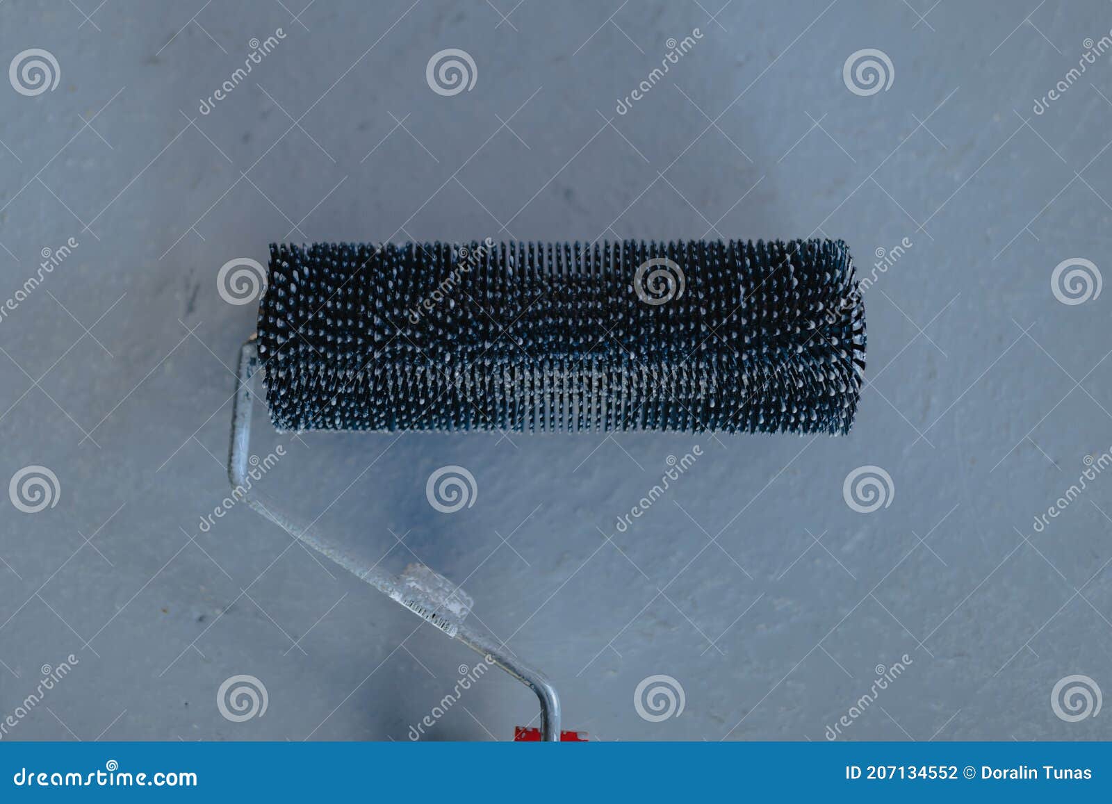Needle Roller for Bubbles in the Epoxy Floor Stock Photo - Image of ...