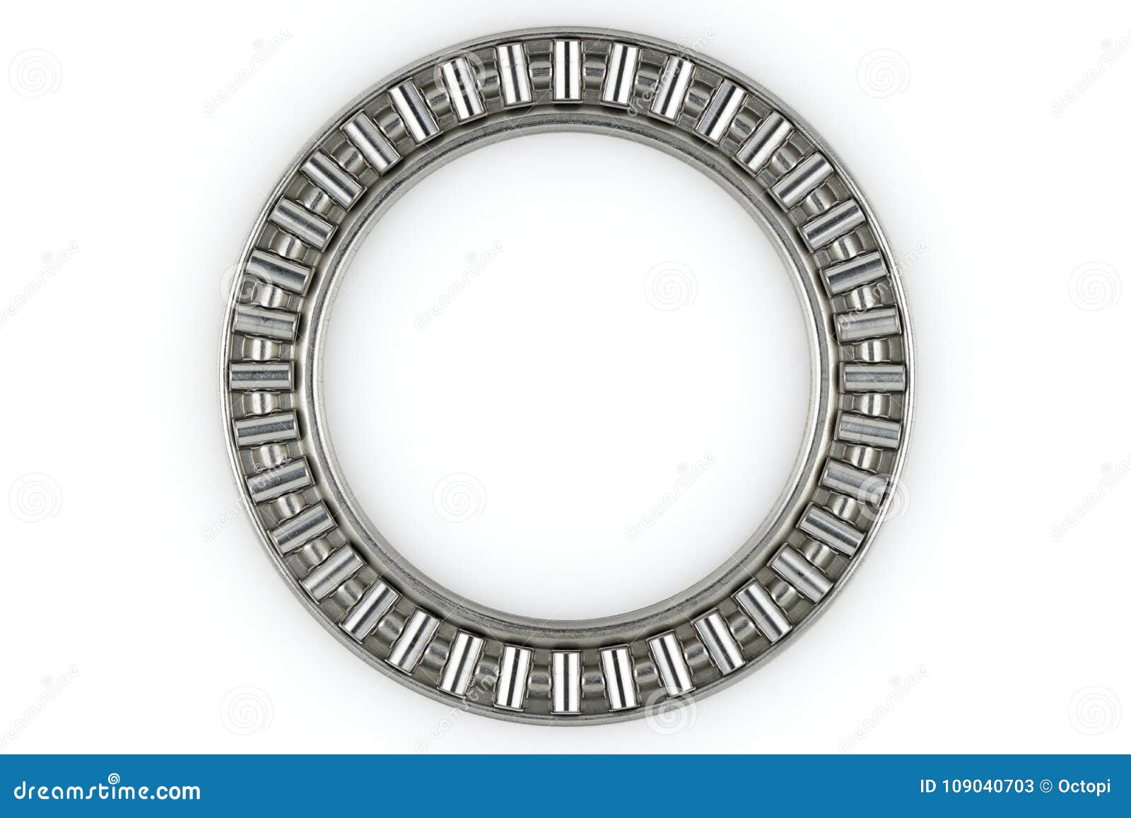 New Thrust Bearing Of Front Suspension Strut Of A Car On A Gray ...