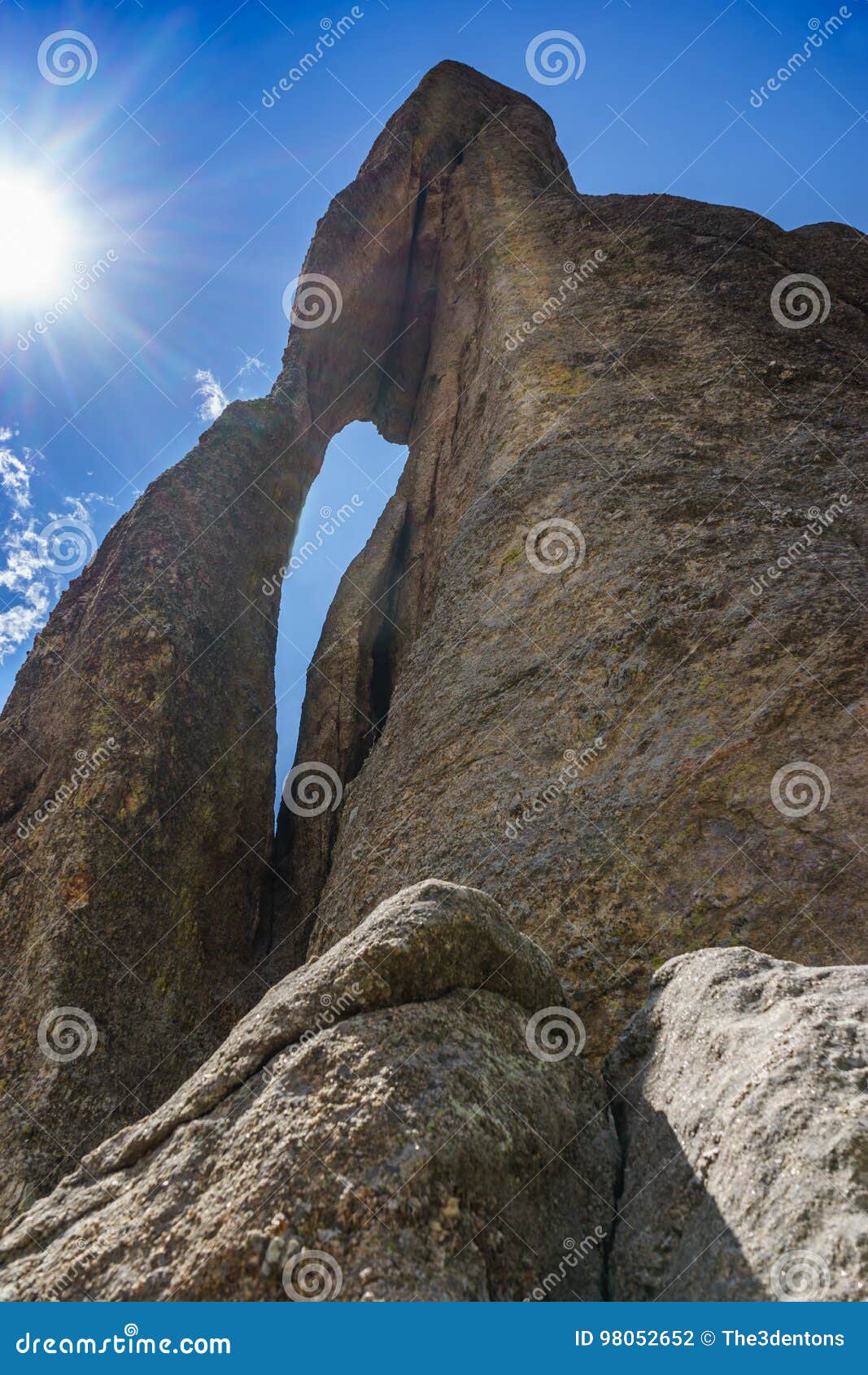 The Needle`s Eye stock photo. Image of rock, highway - 98052652