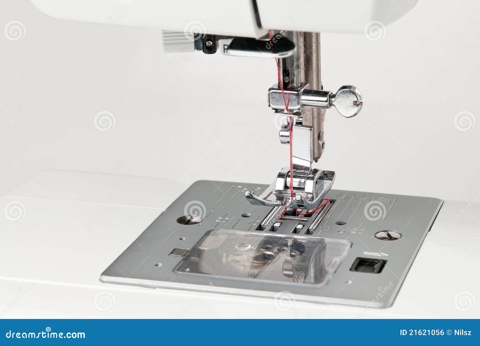Needle sewing machine stock photo. Image of garment, seam - 21621056