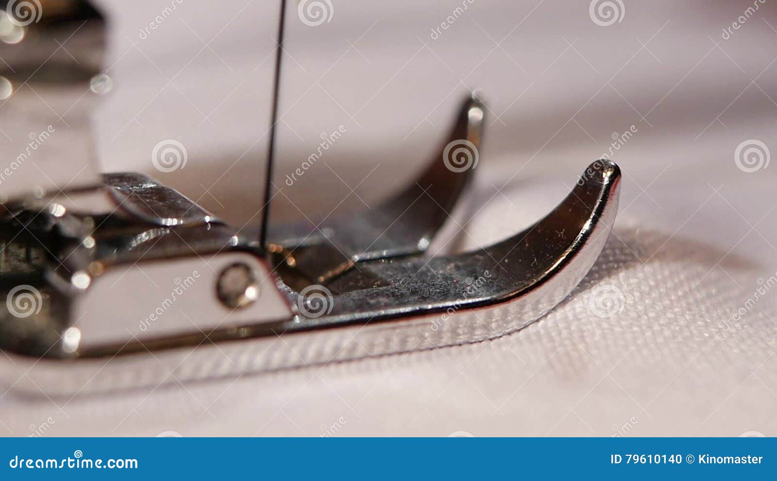 Needle on the Sewing Machine. Slow Motion Stock Footage - Video of ...