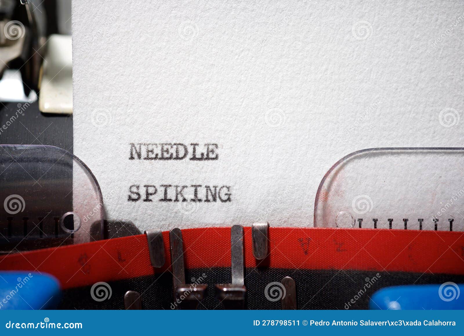 Needle spiking text stock image. Image of written, syringe - 278798511
