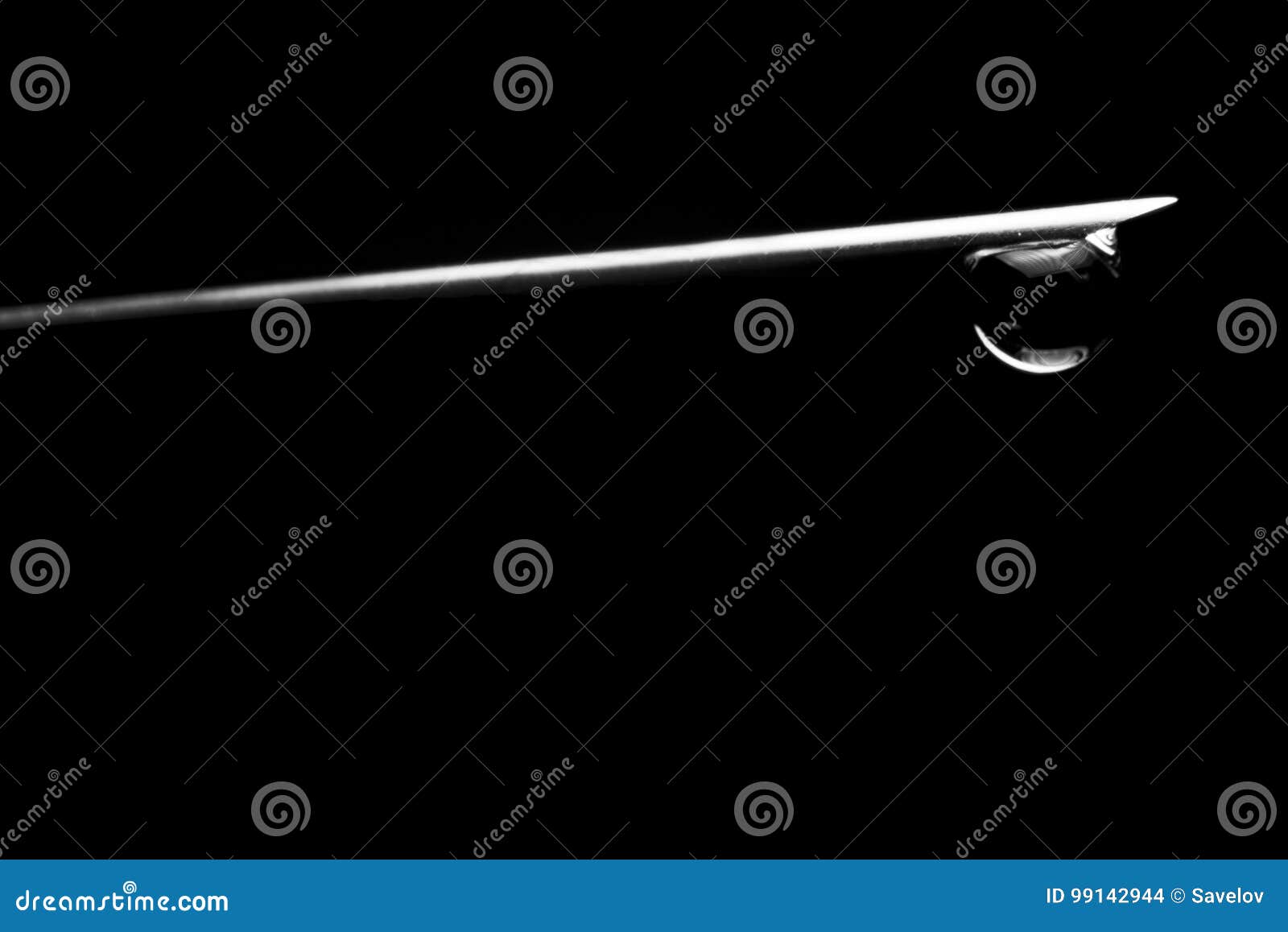 Needle of Syringe with Water Drop Macro Stock Photo - Image of medic ...