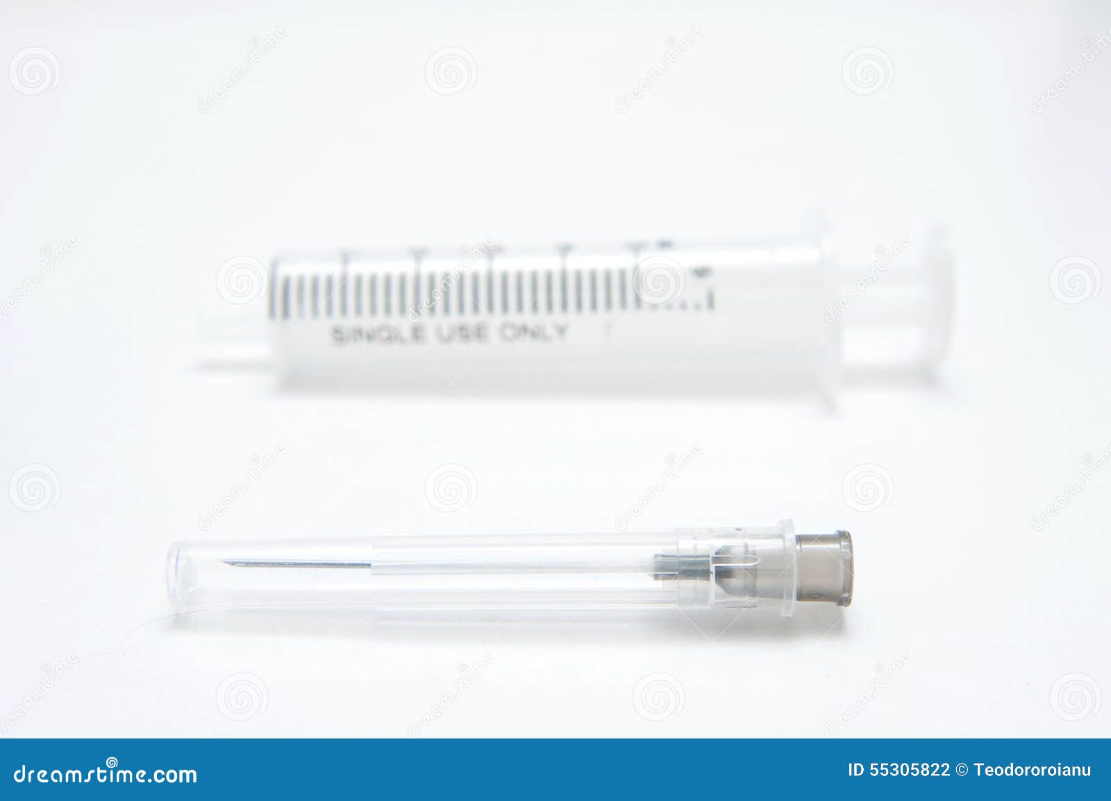 Needle and syringe stock photo. Image of needle, needles - 55305822