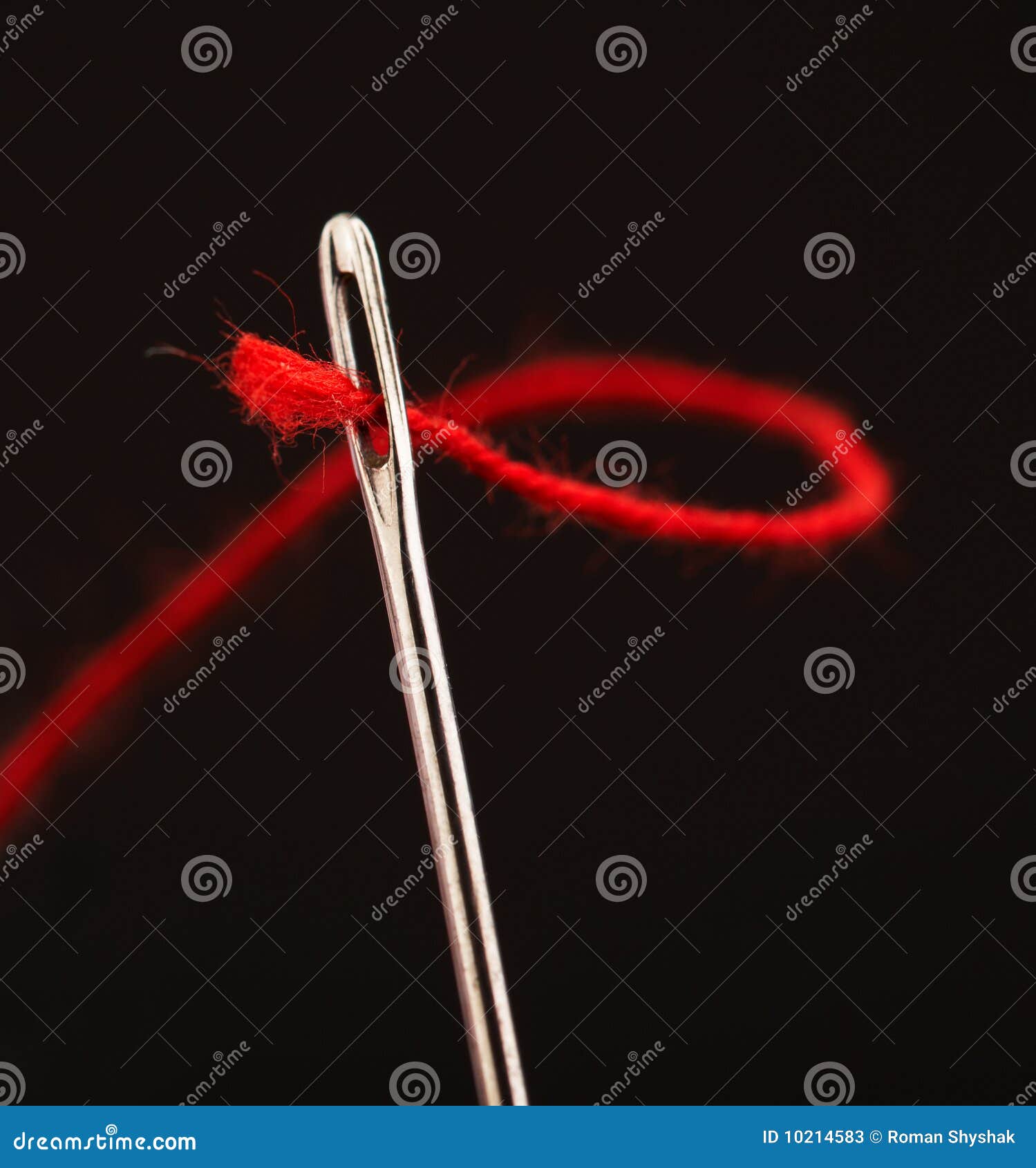Needle with a thread stock image. Image of needle, human - 10214583