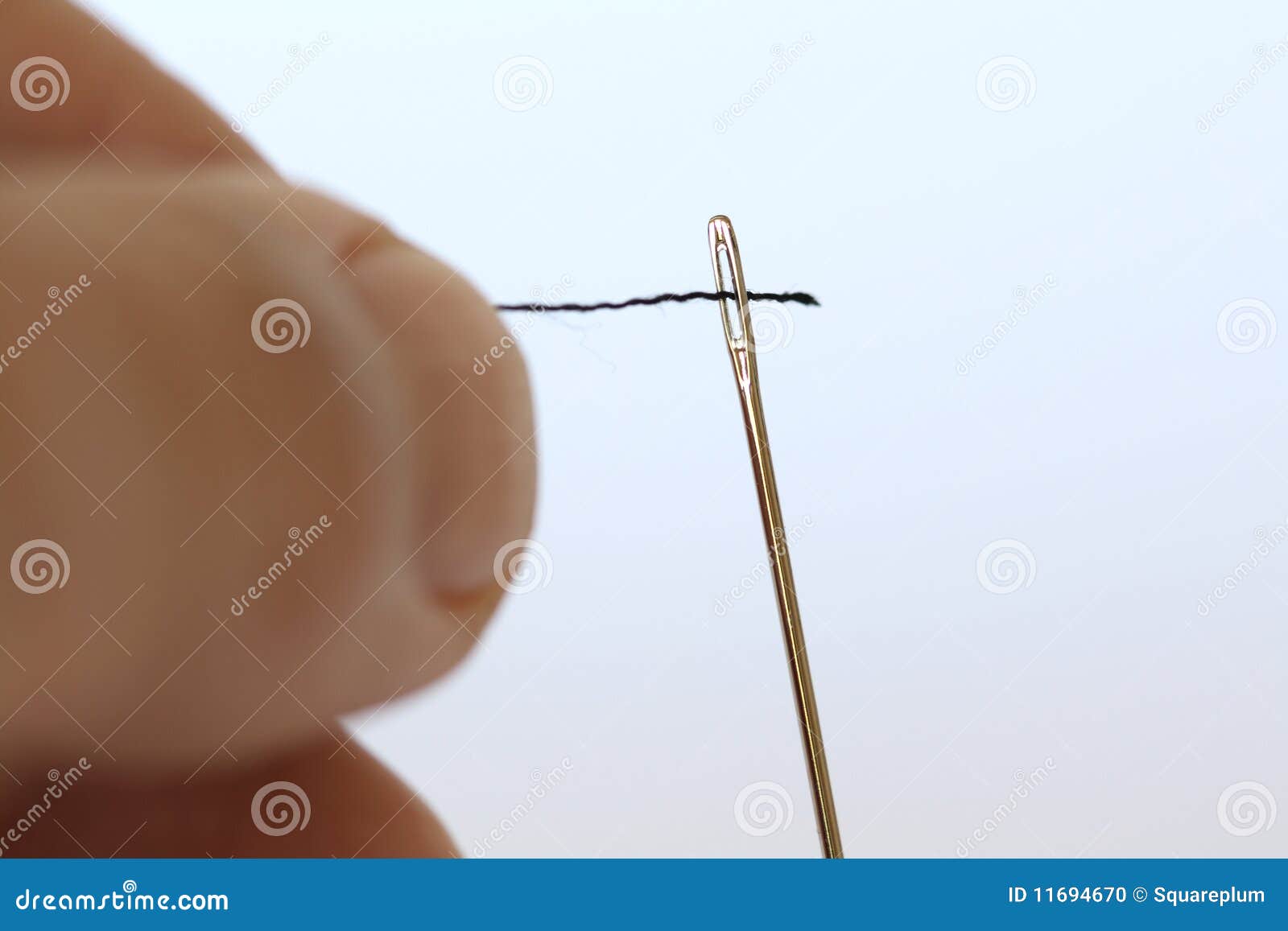 Needle and thread stock photo. Image of proverb, embroidery - 11694670