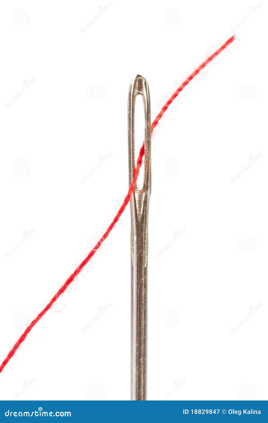 Needle and thread stock image. Image of object, steel - 18829847