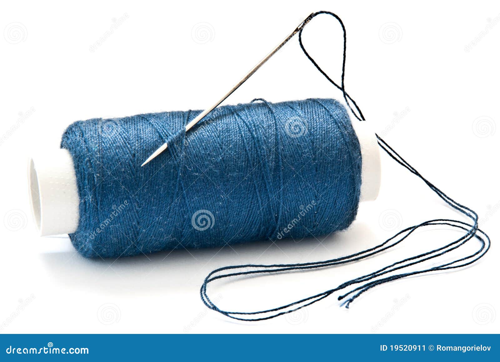 Needle and thread stock image. Image of work, crafts - 19520911