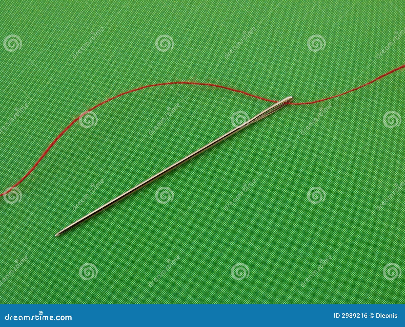 Needle with thread stock photo. Image of symbol, background - 2989216