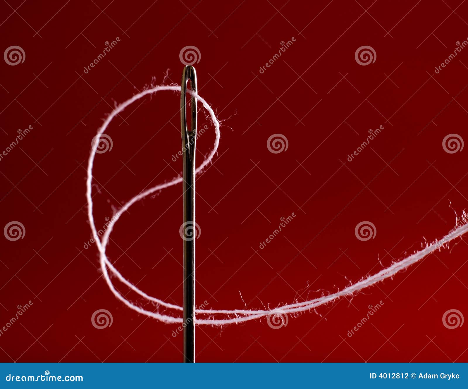 Needle and thread stock photo. Image of closeup, hobby - 4012812