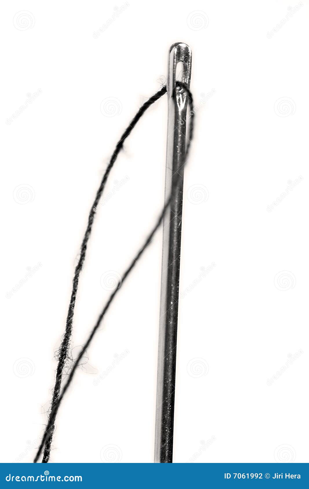 Needle with thread stock photo. Image of needlework, tailor - 7061992