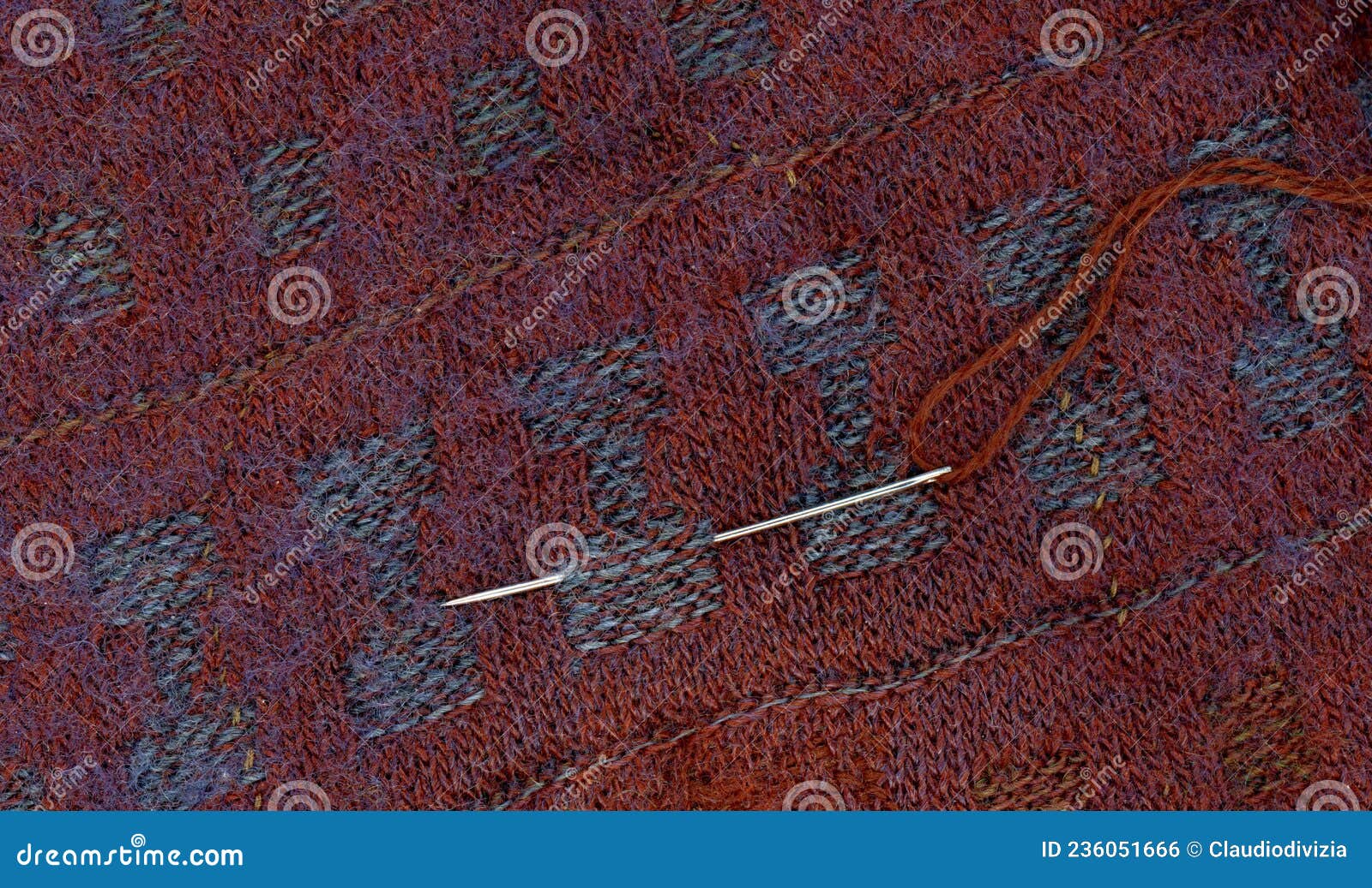 Needle and thread stock photo. Image of tailor, thread - 236051666