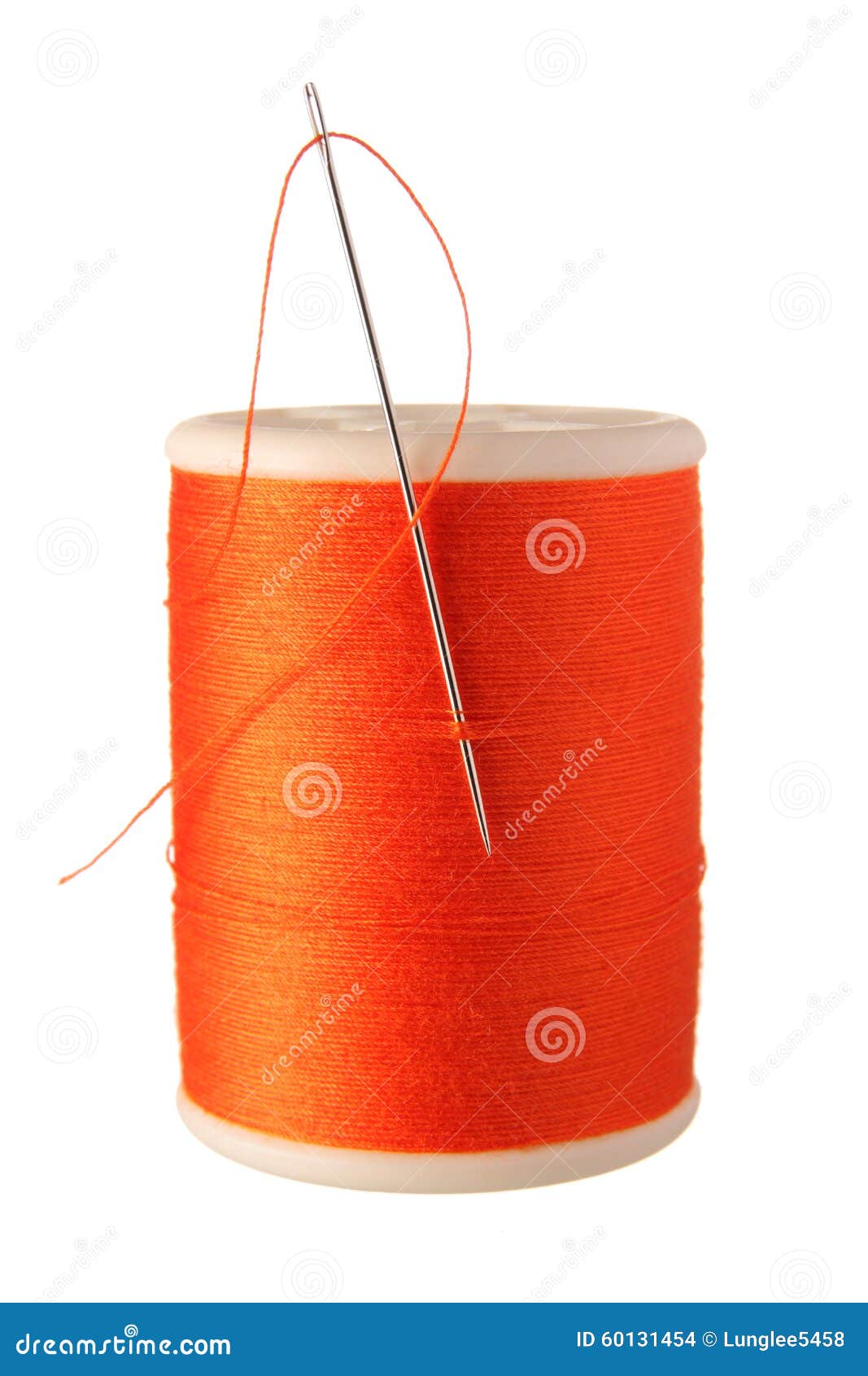 Needle and thread stock photo. Image of needle, isolated - 60131454
