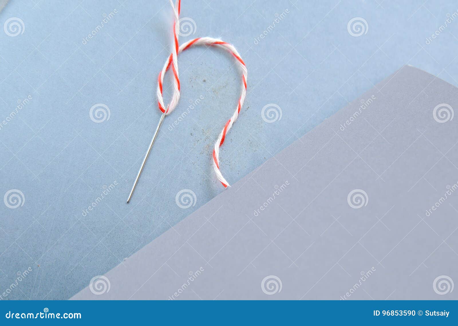 Needle and thread stock photo. Image of needlework, handmade - 96853590