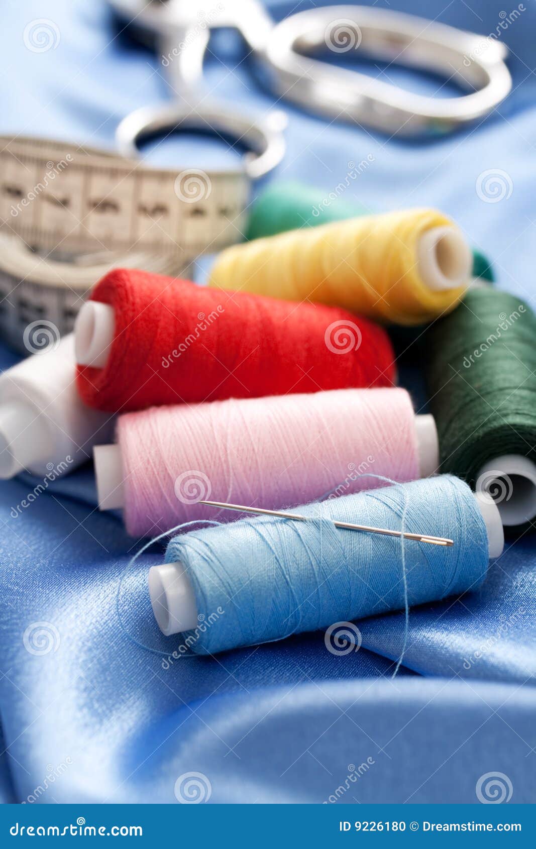 Needle and threads stock photo. Image of creative, needlework - 9226180
