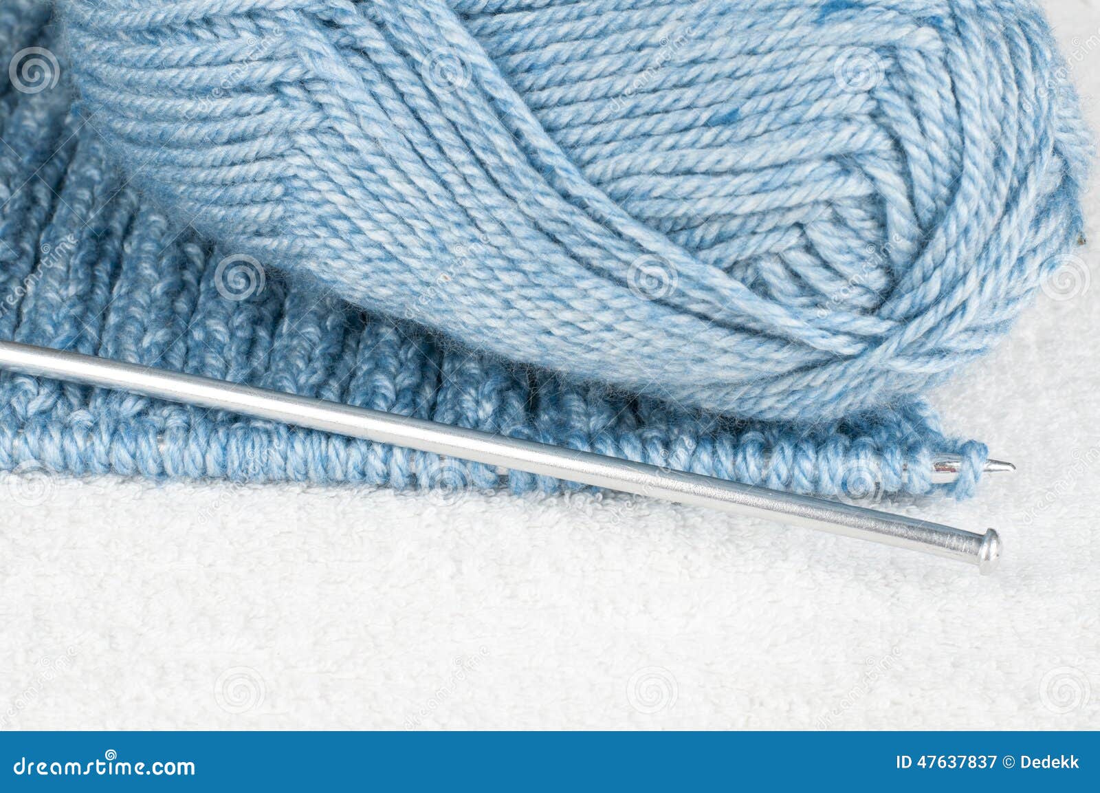 Needle and wool stock image. Image of knit, soft, passion - 47637837