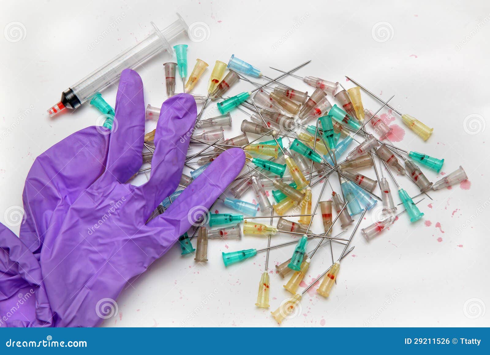 Needles stock photo. Image of empty, surgical, pile, medicine - 29211526