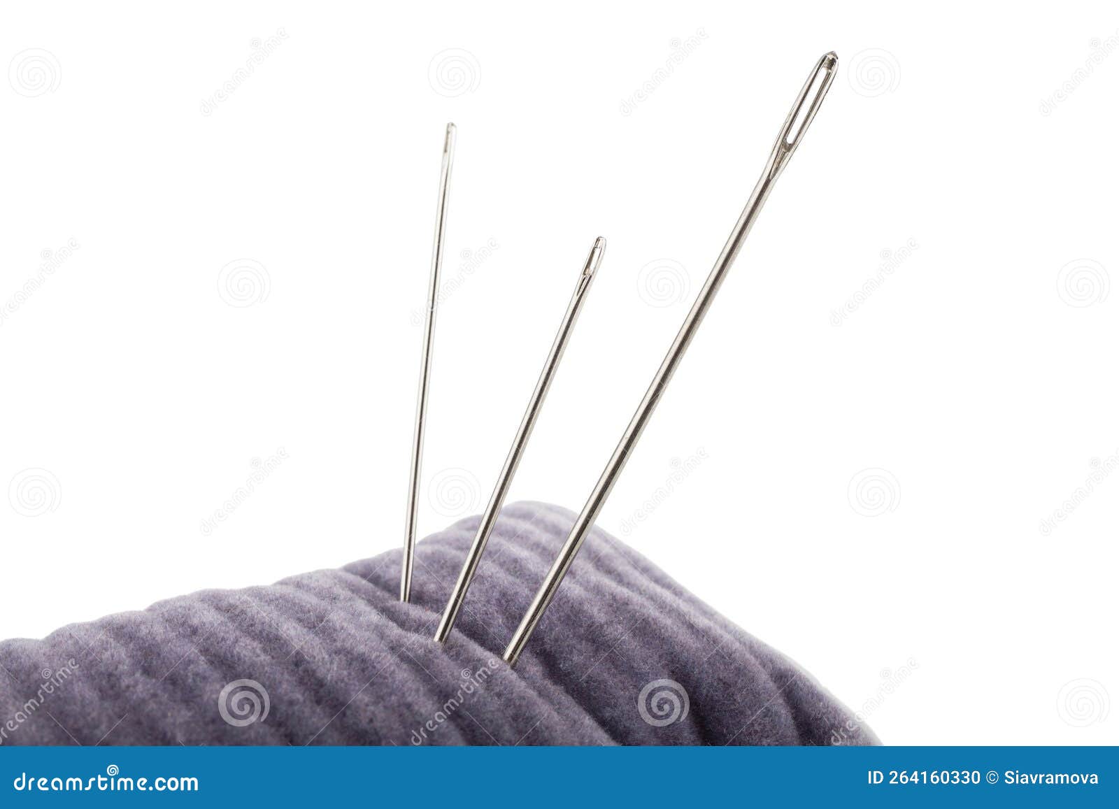 Needles Isolated on White Background Stock Photo - Image of tailor ...