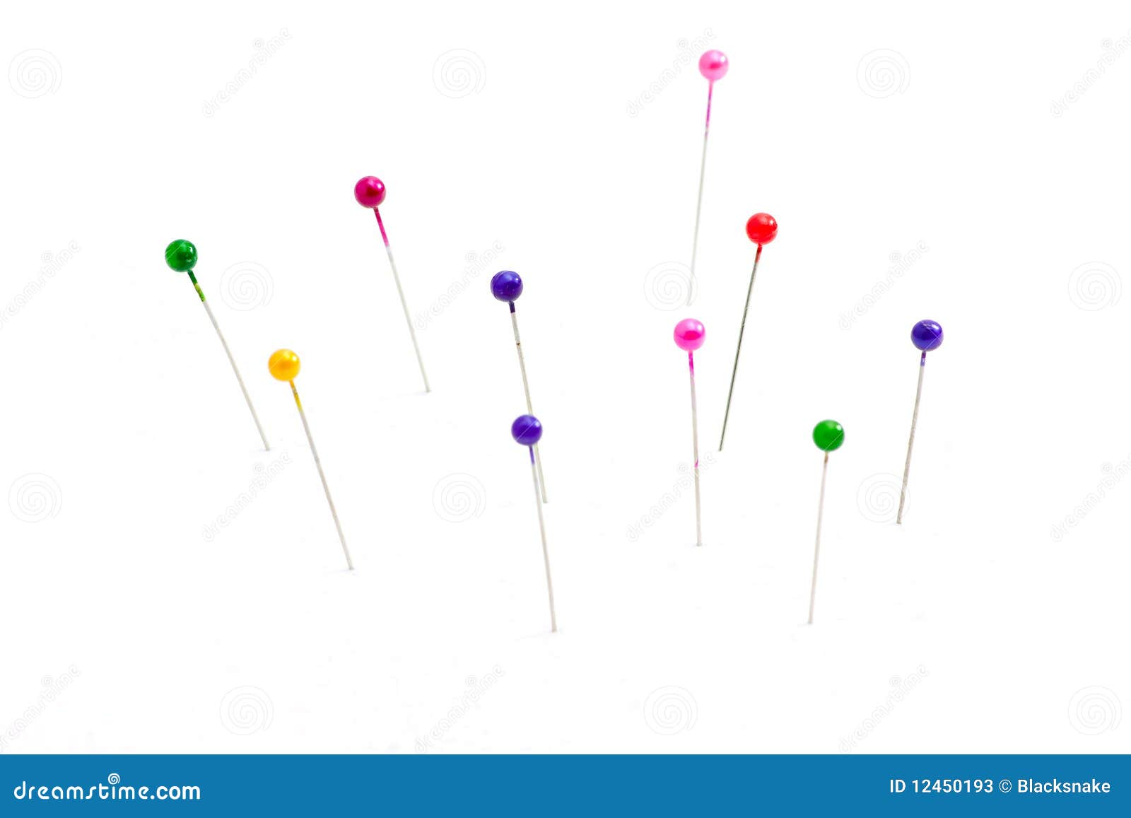 Needles and pinheads stock image. Image of white, note - 12450193