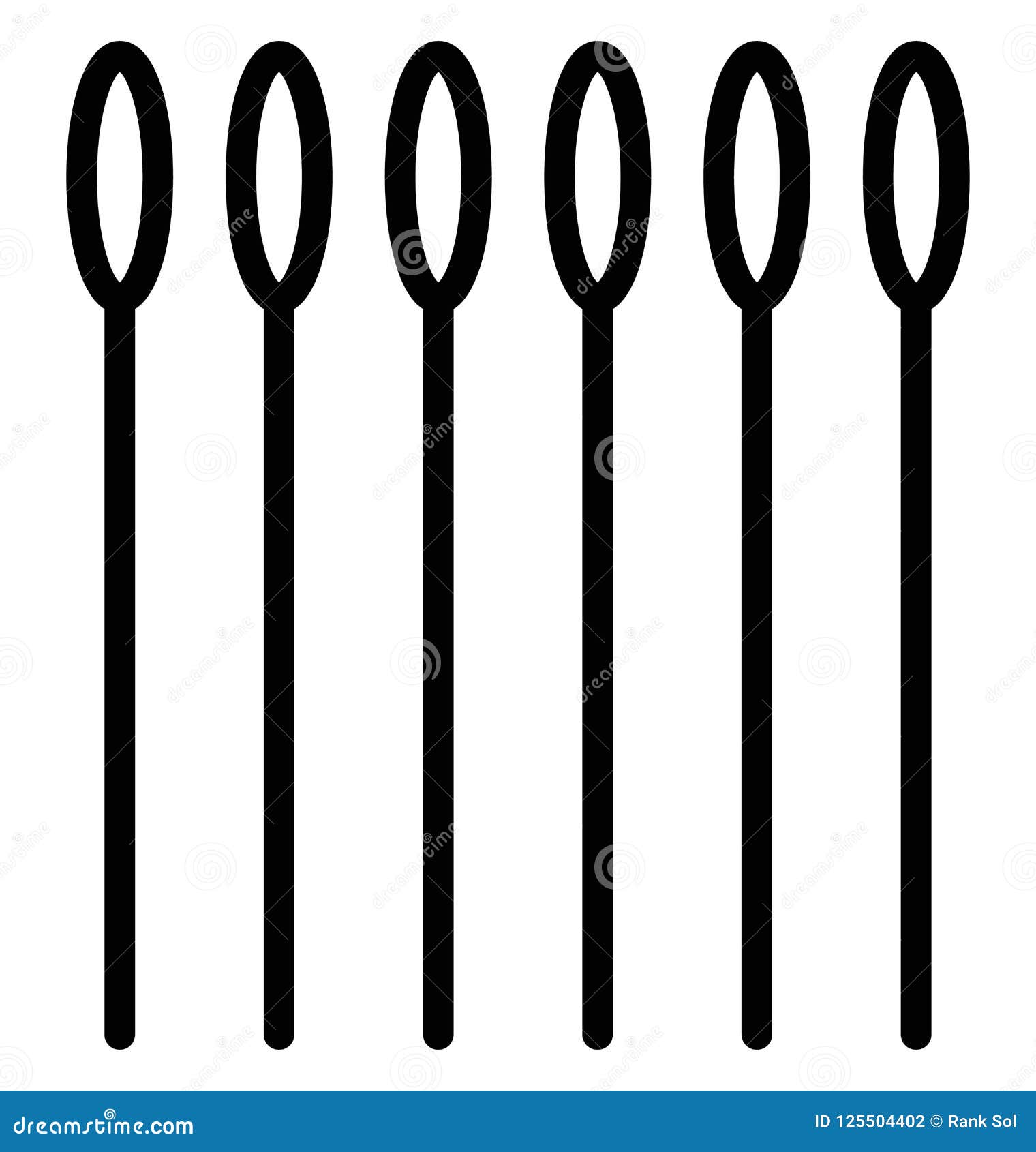 Needles Set Isolated Vector Icon for Sewing and Tailoring Stock Vector ...