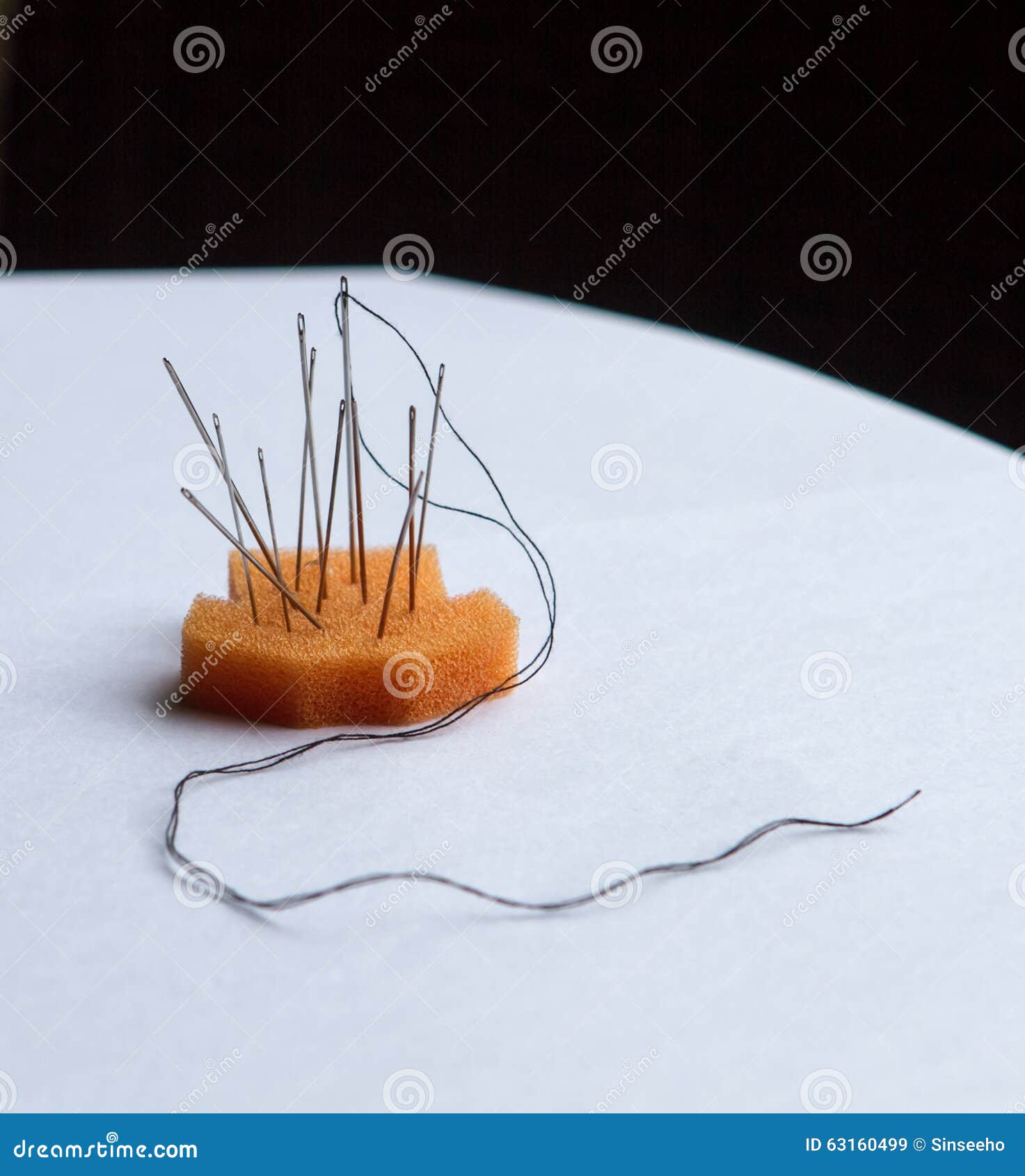 Needles for sewing stock image. Image of traditional - 63160499