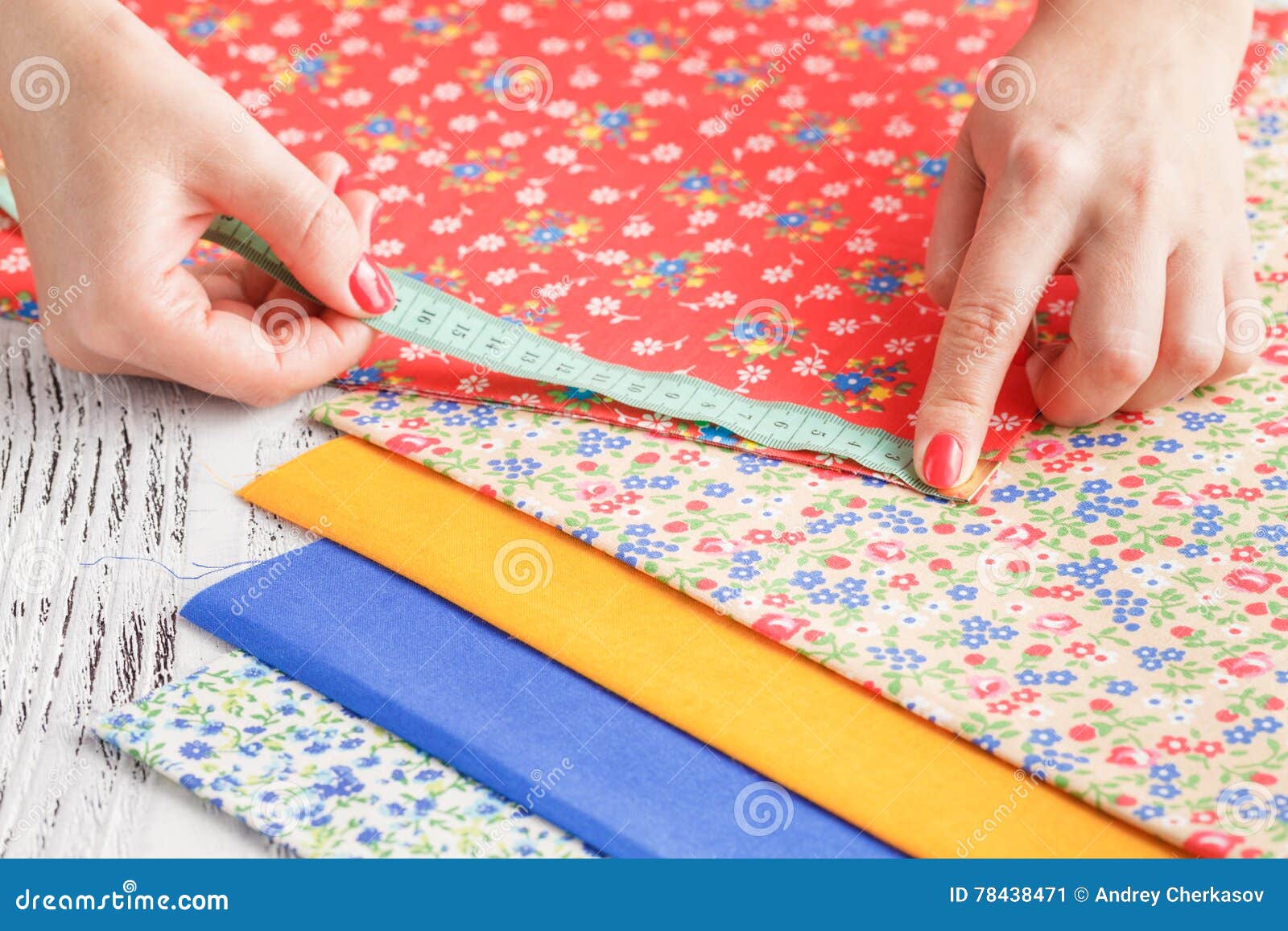 Needlework Concept. Female Doing Crafts Stock Image - Image of craft ...