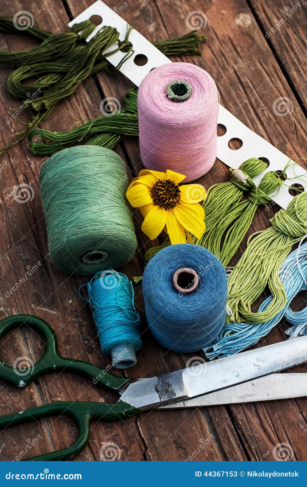Needlework stock image. Image of thread, handicraft, fabric - 44367153
