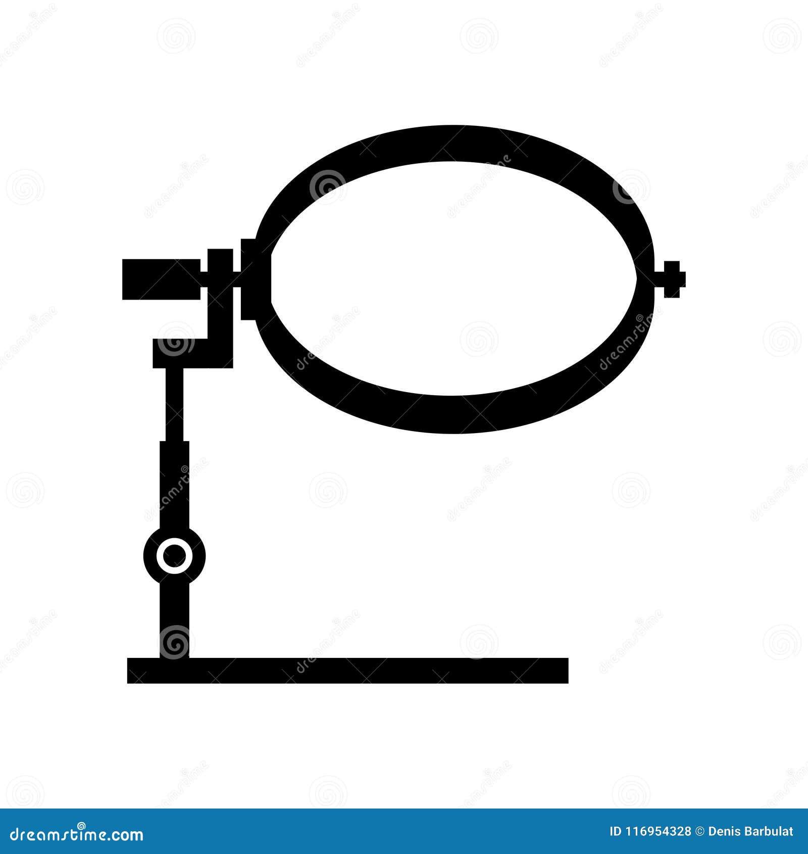 Needlework frame stock vector. Illustration of circle - 116954328