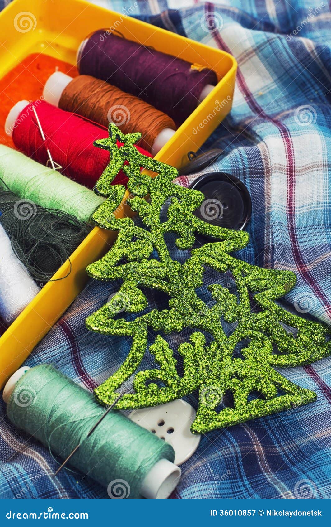 Needlework stock image. Image of master, clothing, hand - 36010857